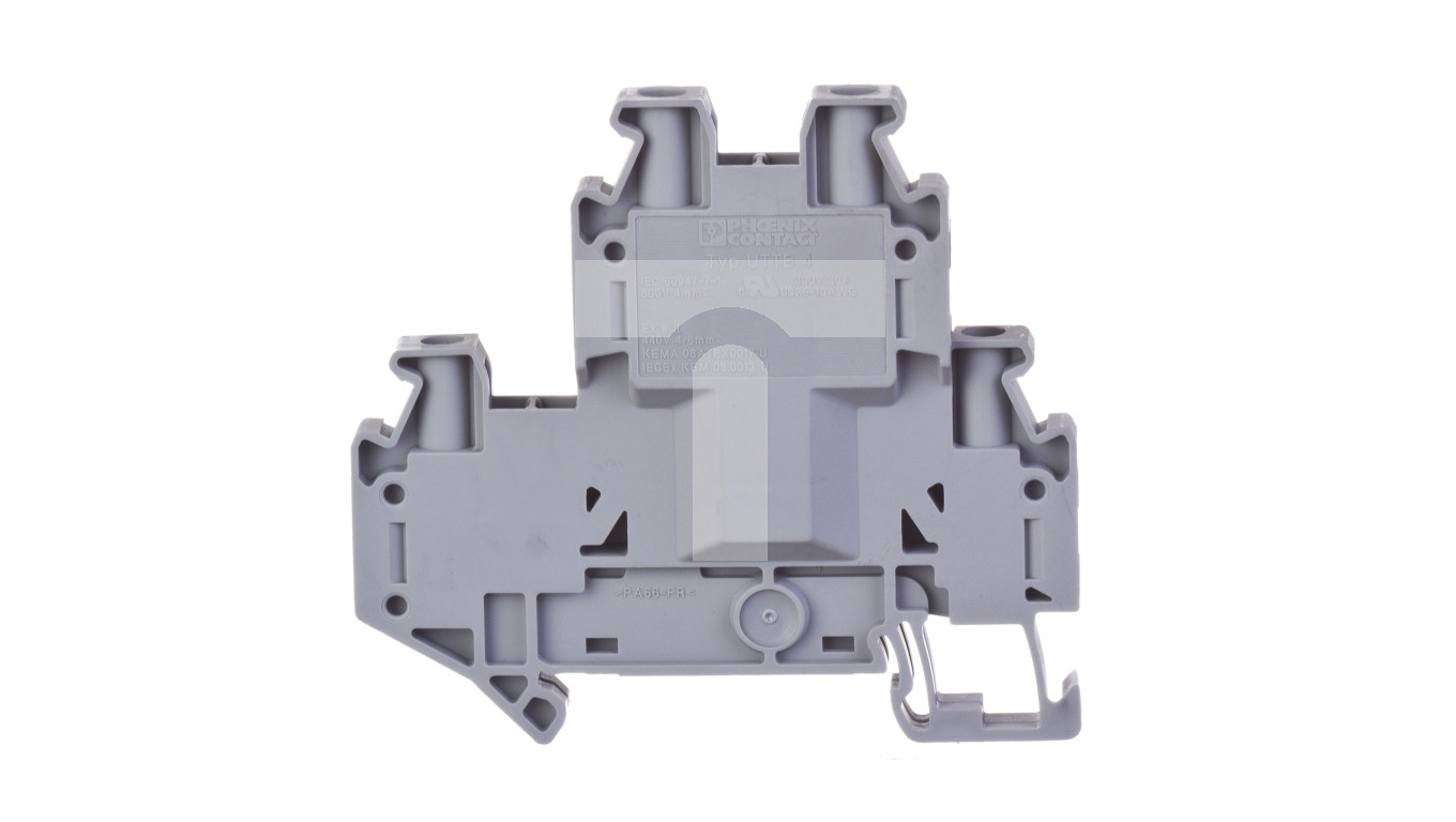 Złączka szynowa 2-piętrowa 6mm2 UTTB 4 szara 3044814 – PHOENIX CONTACT ...