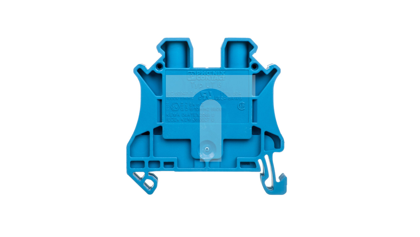 Złączka szynowa 2-przewodowa 0,2-10mm2 niebieska UT 6 BU 3044144 ...