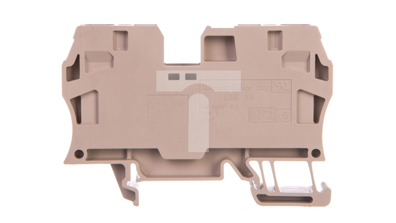 Złączka szynowa 2-przewodowa 10mm2 beżowa ZDU 10 ATEX 1746750000 /25szt ...