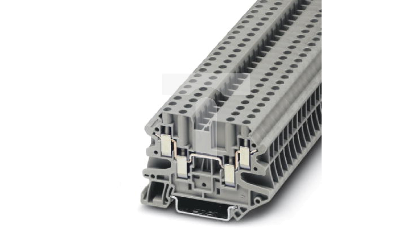 Złączka szynowa 4-przewodowa 4mm2 szara Ex UT 4-QUATTRO 3044571 /50szt ...