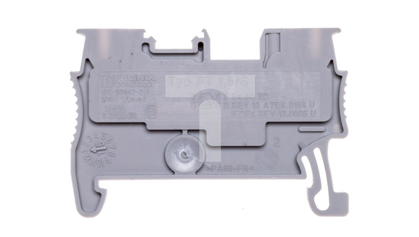 Złączka szynowa przelotowa 0,14-1,5mm2 szara PT 1,5/S 3208100 – PHOENIX ...