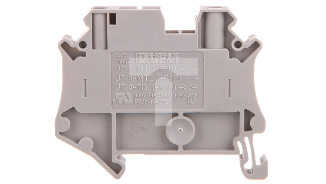 Złączka szynowa rozłączalna 2-przewodowa 4mm2 szara Ex UT 4-TG-P/P-EX ...