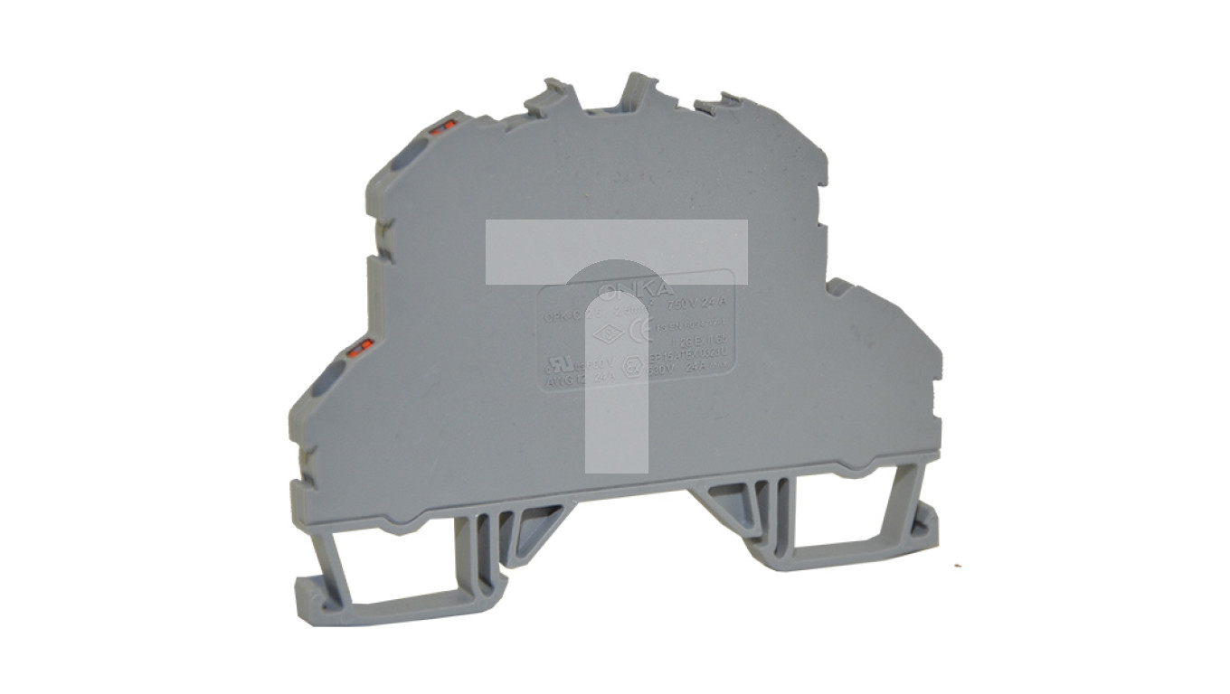 Złączka uniwersalna sprężynowa 2-poziomowa OPK-C 4mm2 rozdzielona szara ...