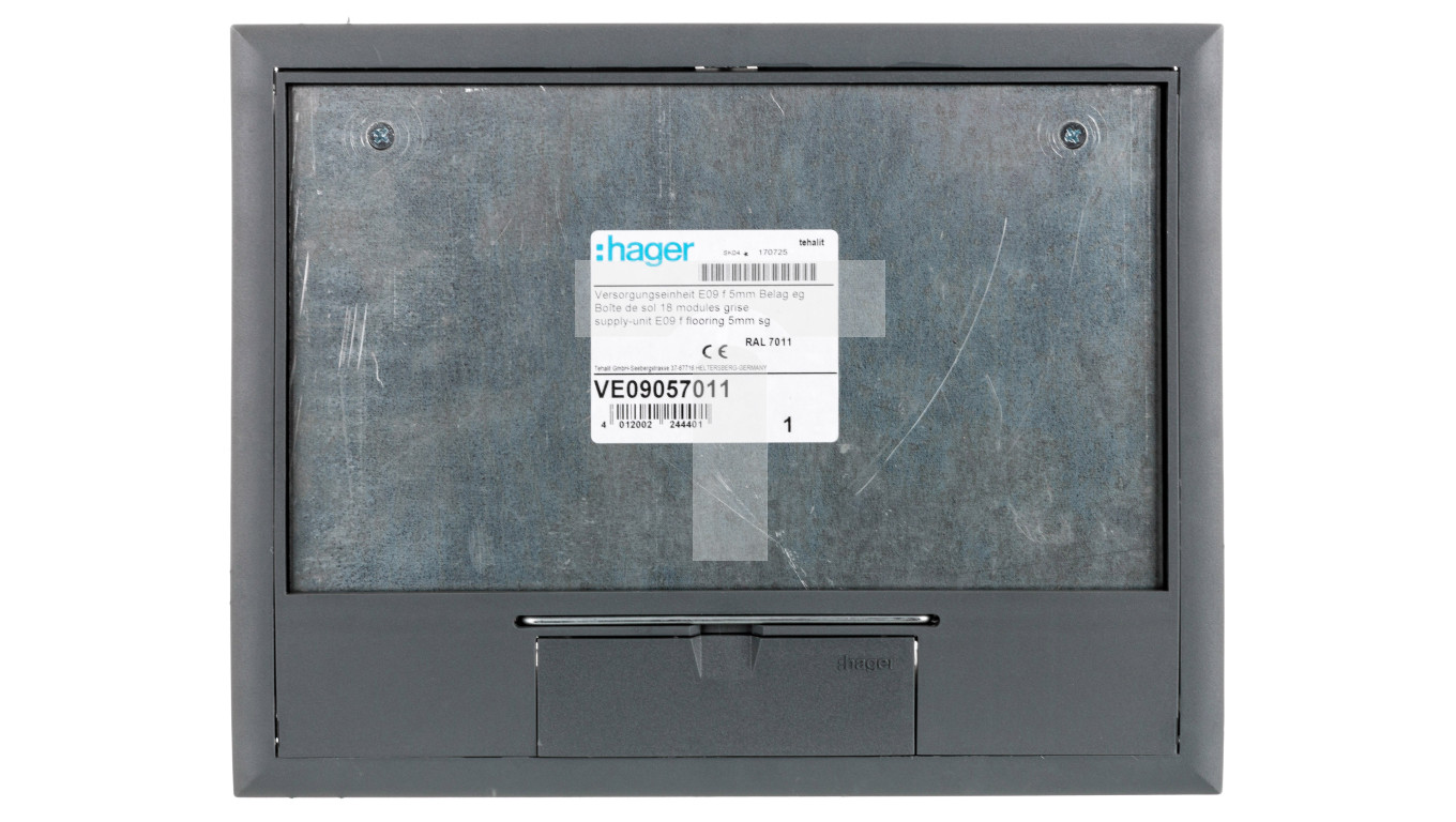 tehalit.VE-EE Pokrywa uchylna VE09 200x253 wykładzina 5mm stal szary PA ...