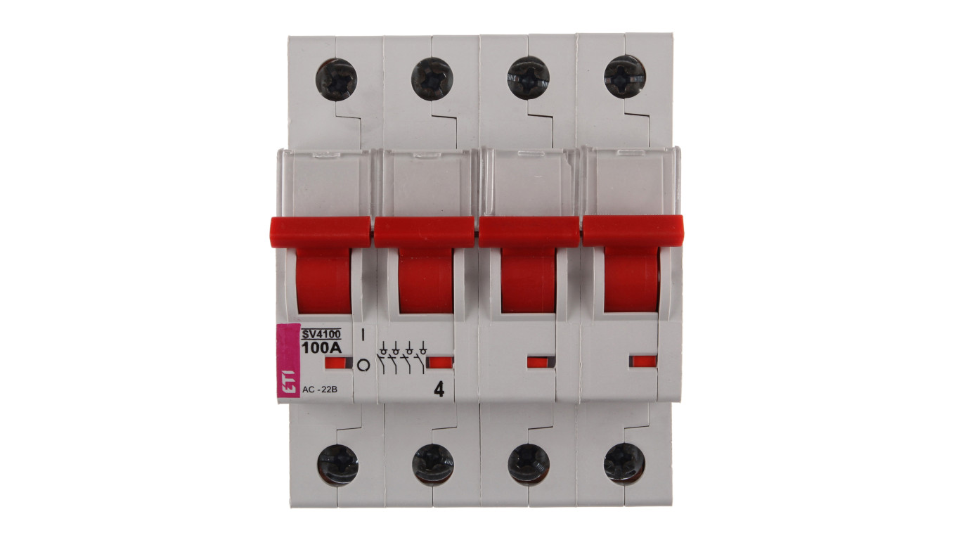 MODULAR SWITCH DISCONNECTOR 100A 4P 400V SV 4100 002423416 / T1UK £25. ...