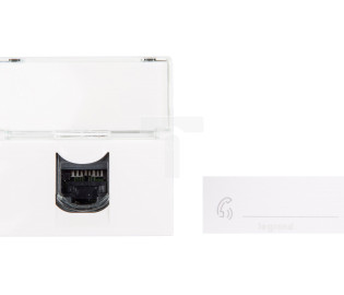 MOSAIC Gniazdo komputerowe pojedyncze RJ45 kat.5e UTP białe 076554 ...