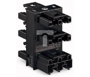 Rozgałęźnik 3-torowy 1x wtyk / 5x gniazdo biały WINSTA 770-658 /25szt./ – WAGO | TIM SA