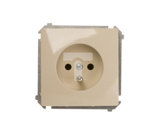 Simon Basic Gniazdo pojedyncze z/u 16A IP20 beżowe BMGZ1.01/12 ...