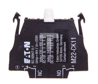Styk pomocniczy 1Z 1R montaż czołowy M22-CK11 107940 – EATON | TIM SA