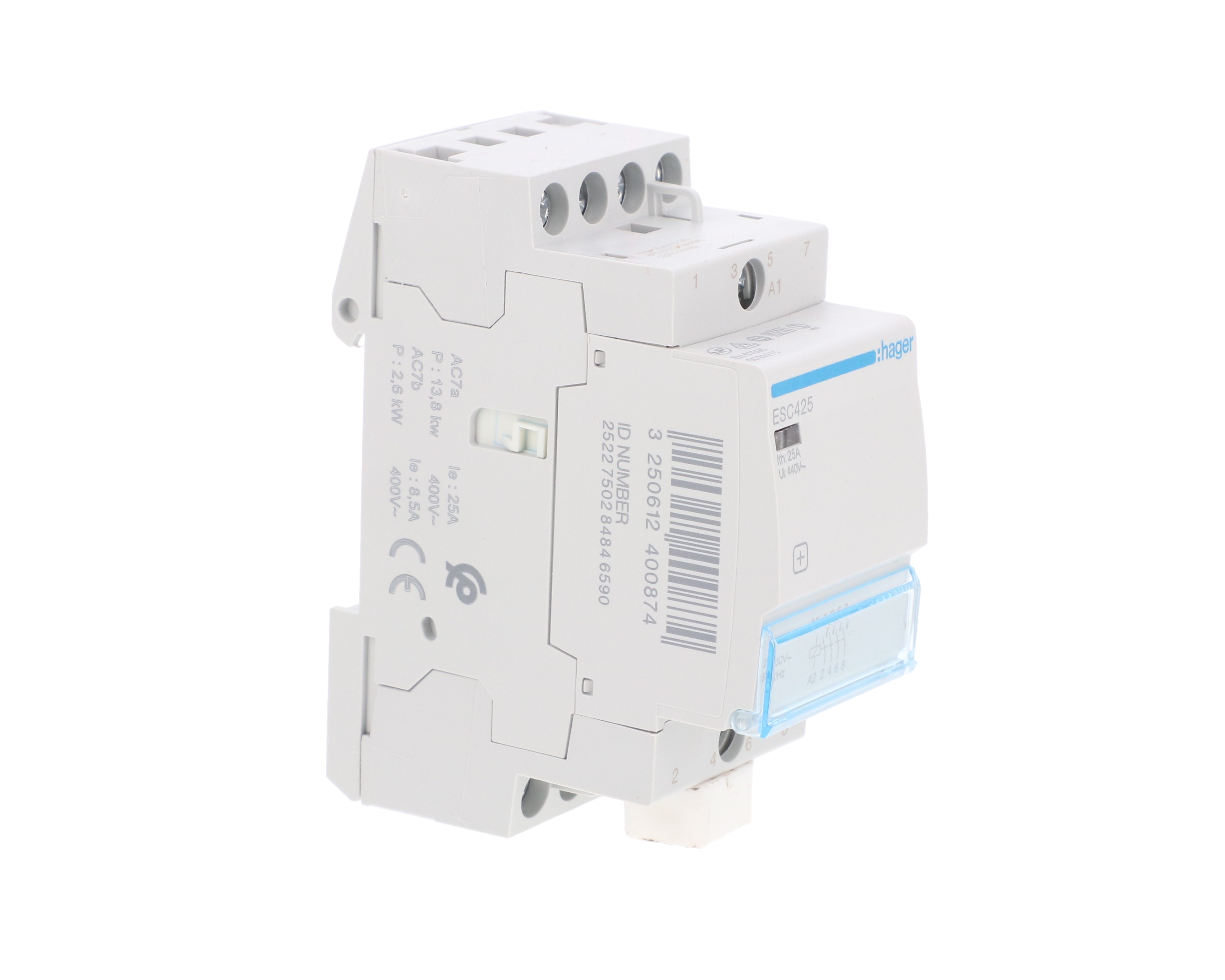 Stycznik modułowy 25A 4Z 0R 230V AC ESC425 – HAGER POLO | TIM SA
