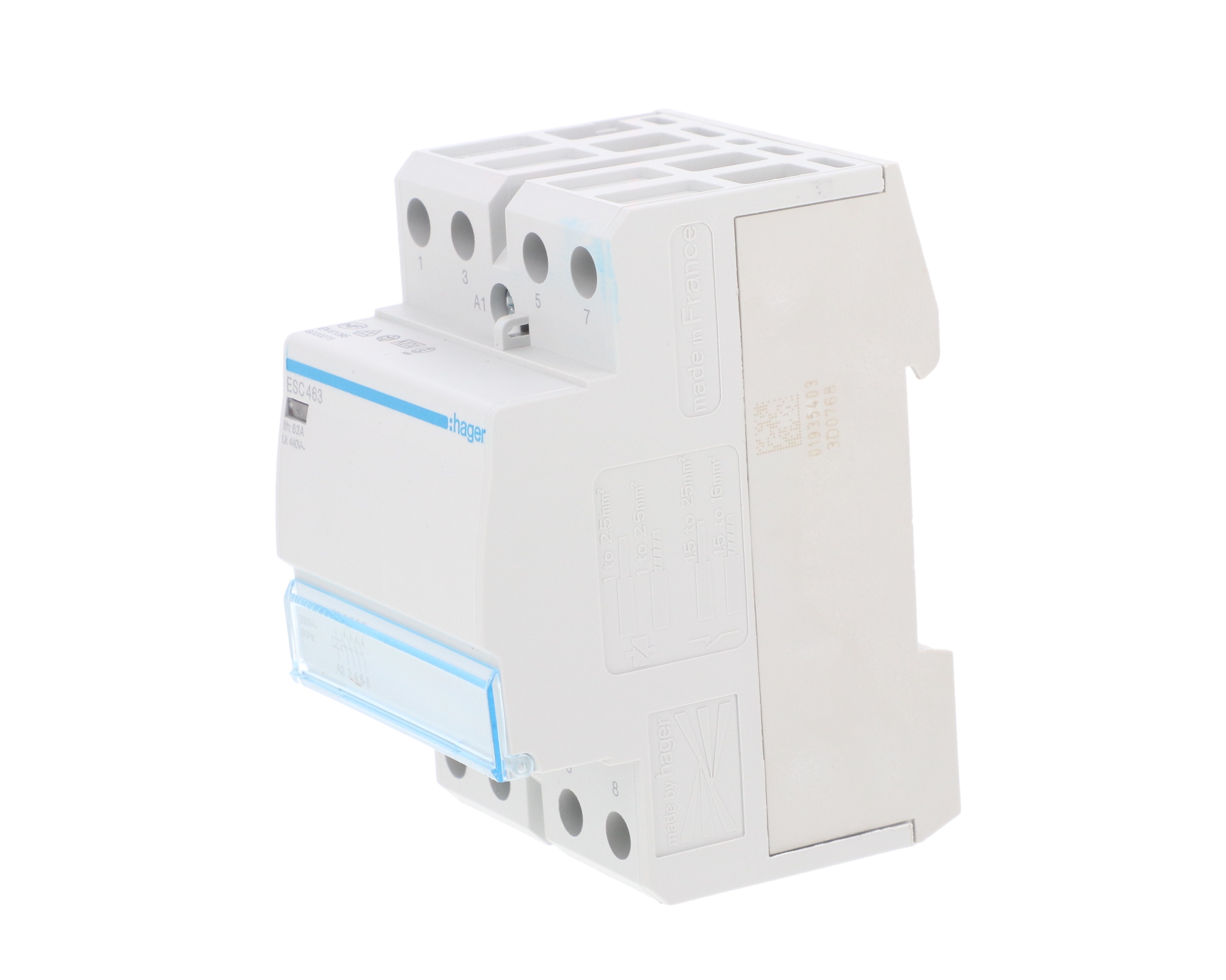 Stycznik modułowy 63A 4Z 0R 230V AC ESC463 – HAGER POLO | TIM SA