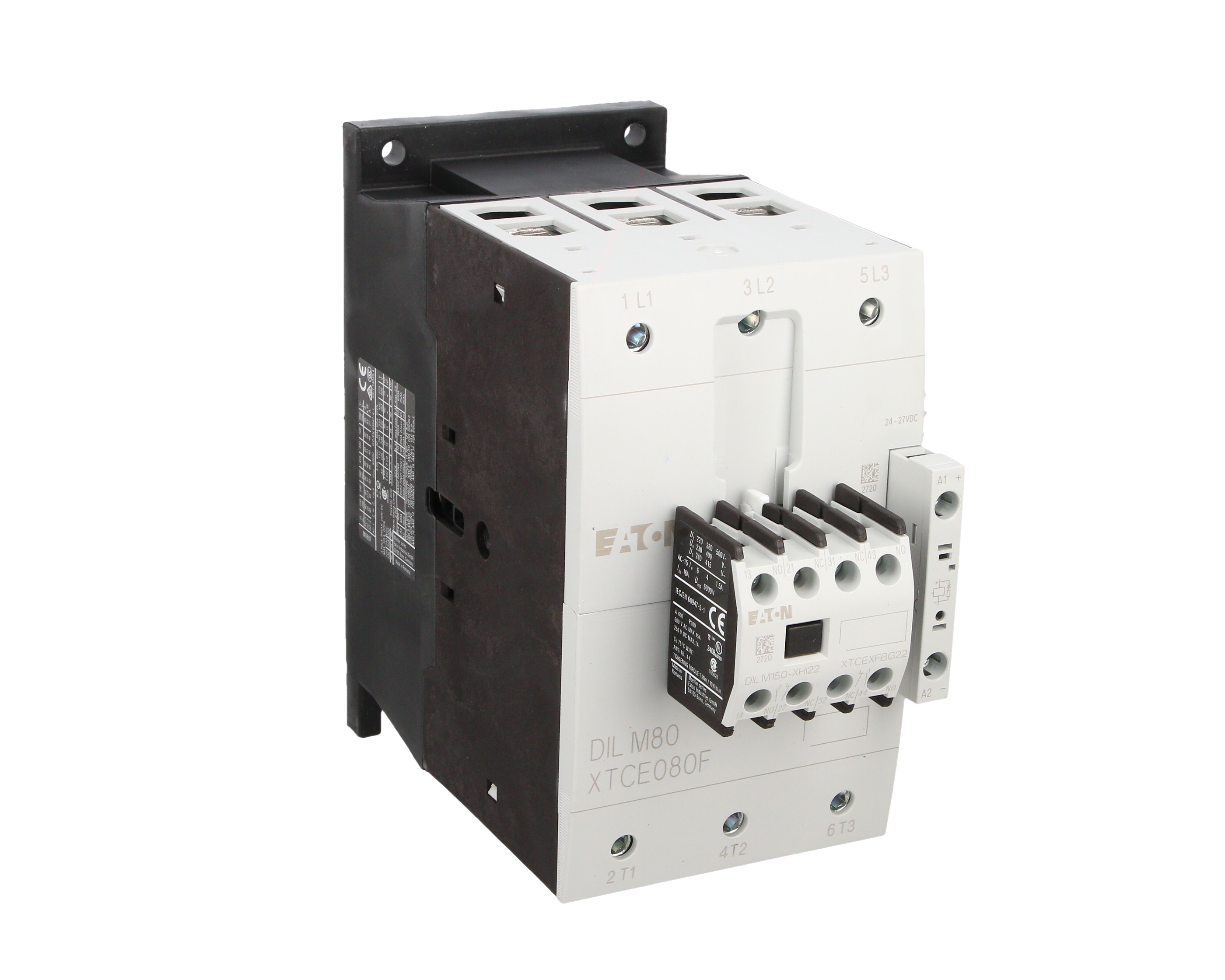 Stycznik mocy 80A 3P 24V DC 2Z 2R DILM80-22(RDC24) 239463 – EATON | TIM SA