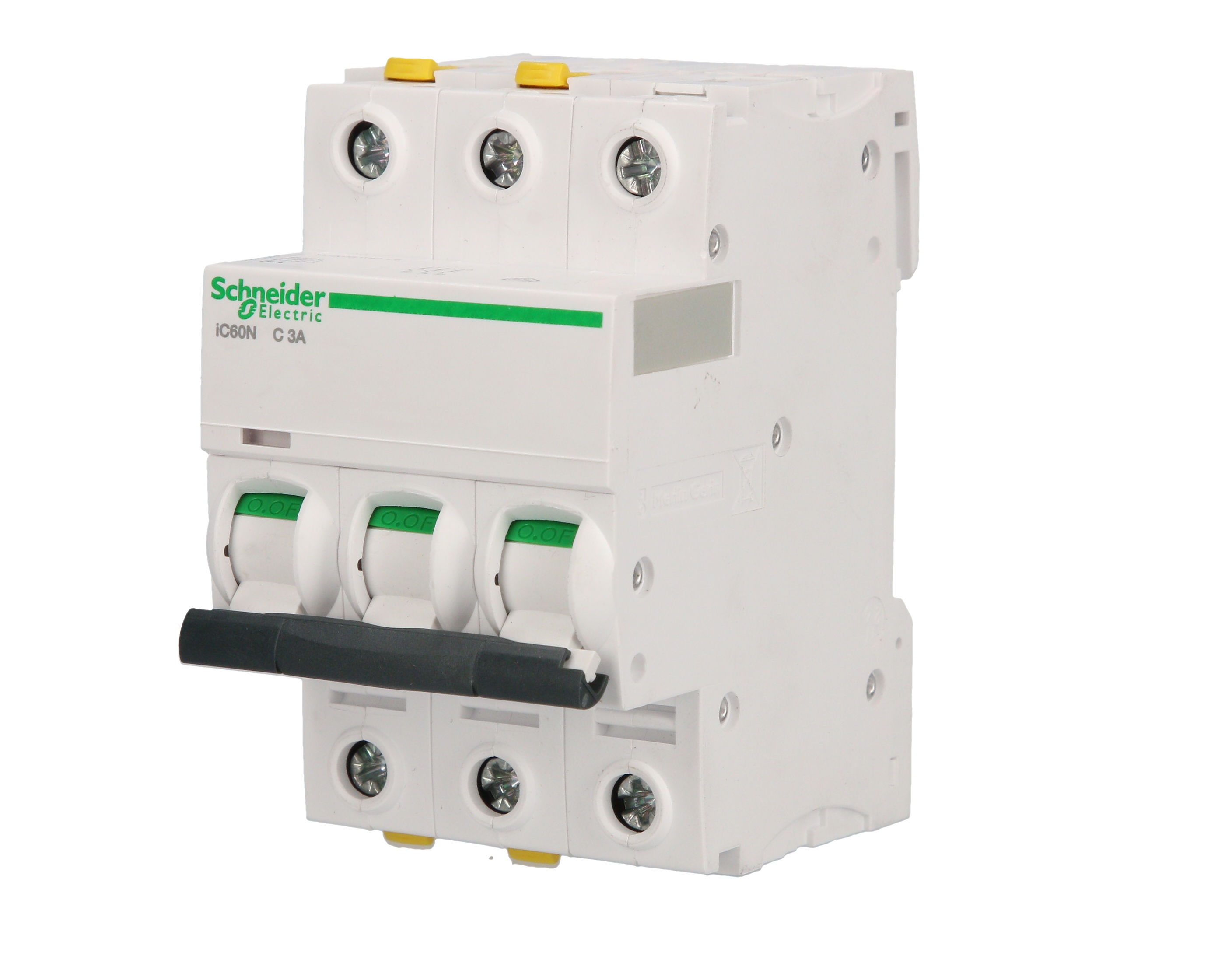 Wyłącznik nadprądowy 3P C 3A 6kA AC iC60N-C3-3 A9F04303 – Schneider ...