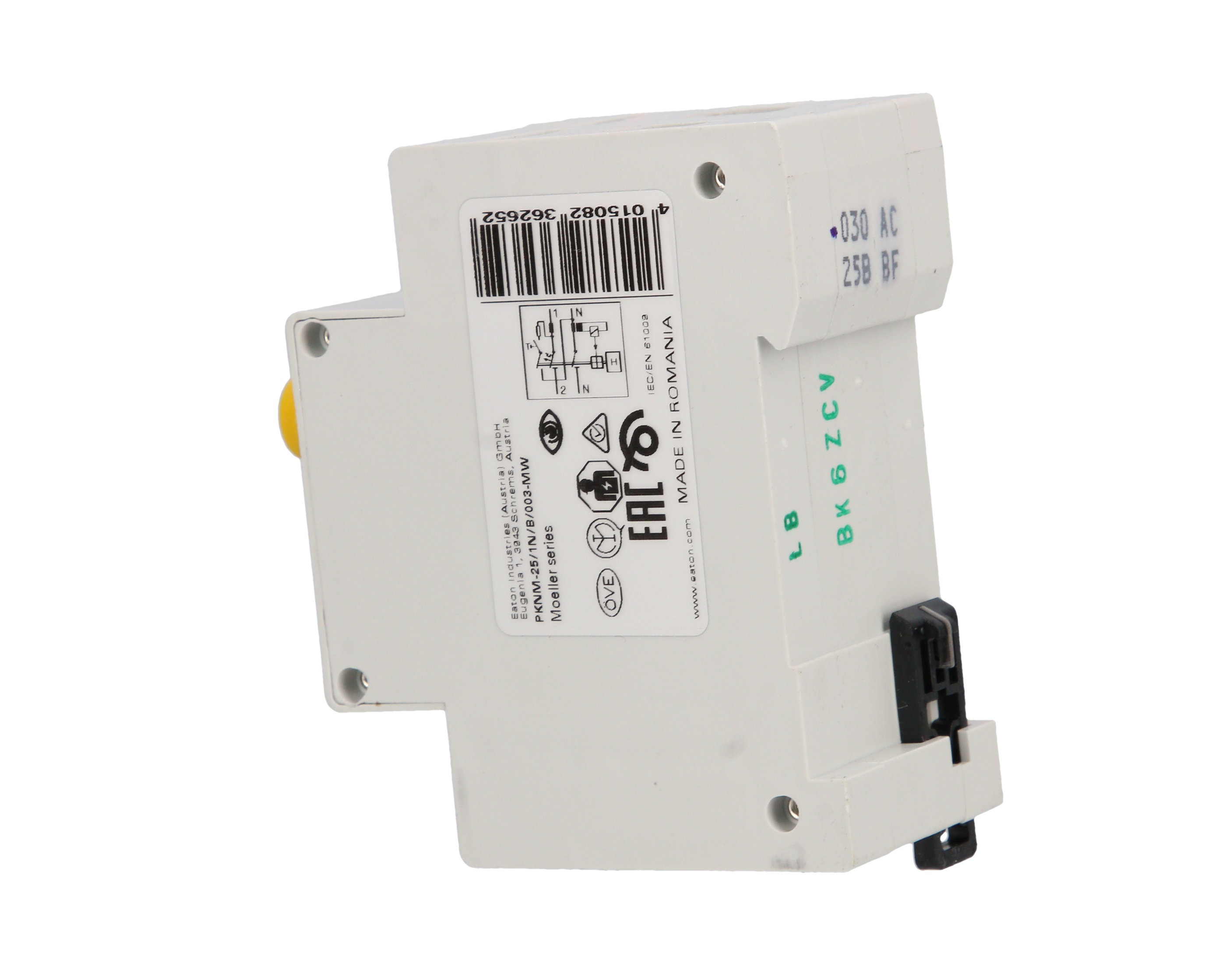 Wyłącznik różnicowo-nadprądowy 2P 25A B 0,03A typ AC PKNM 25/1N/B/0,03 ...