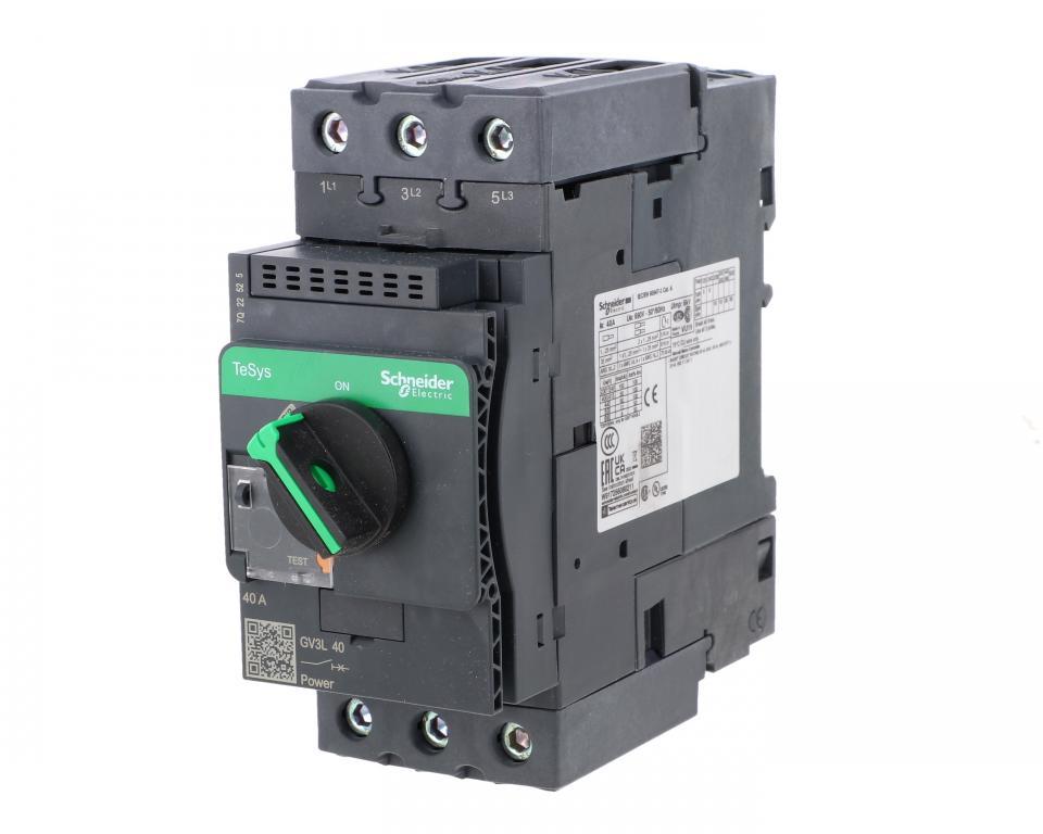 TeSys Deca Wyłącznik silnikowy 3P 18,5kW 20-40A EVK GV3L40 – Schneider ...