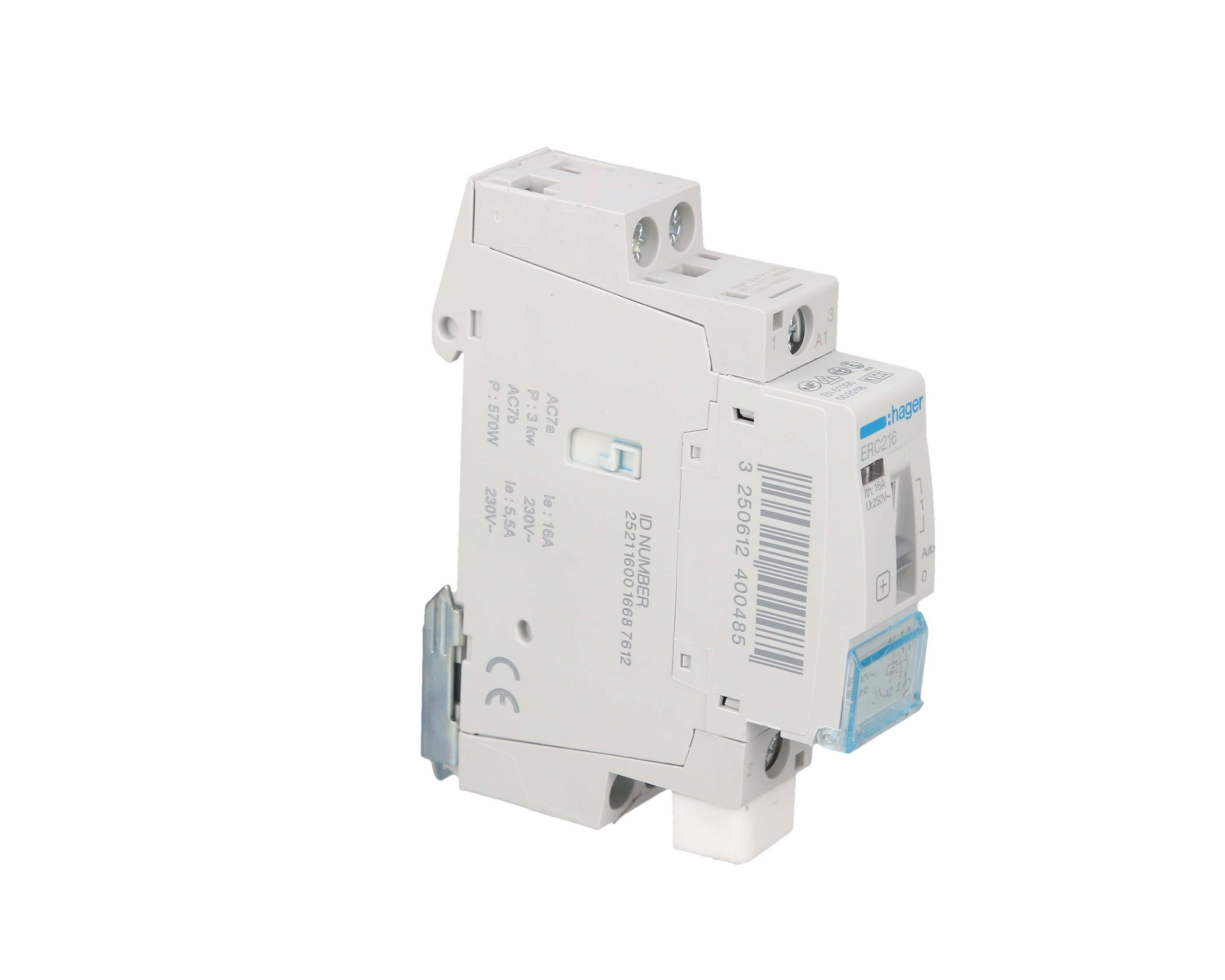 Przekaźnik instalacyjny 16A 2Z 0R 230V AC ERC216 – HAGER POLO | TIM SA