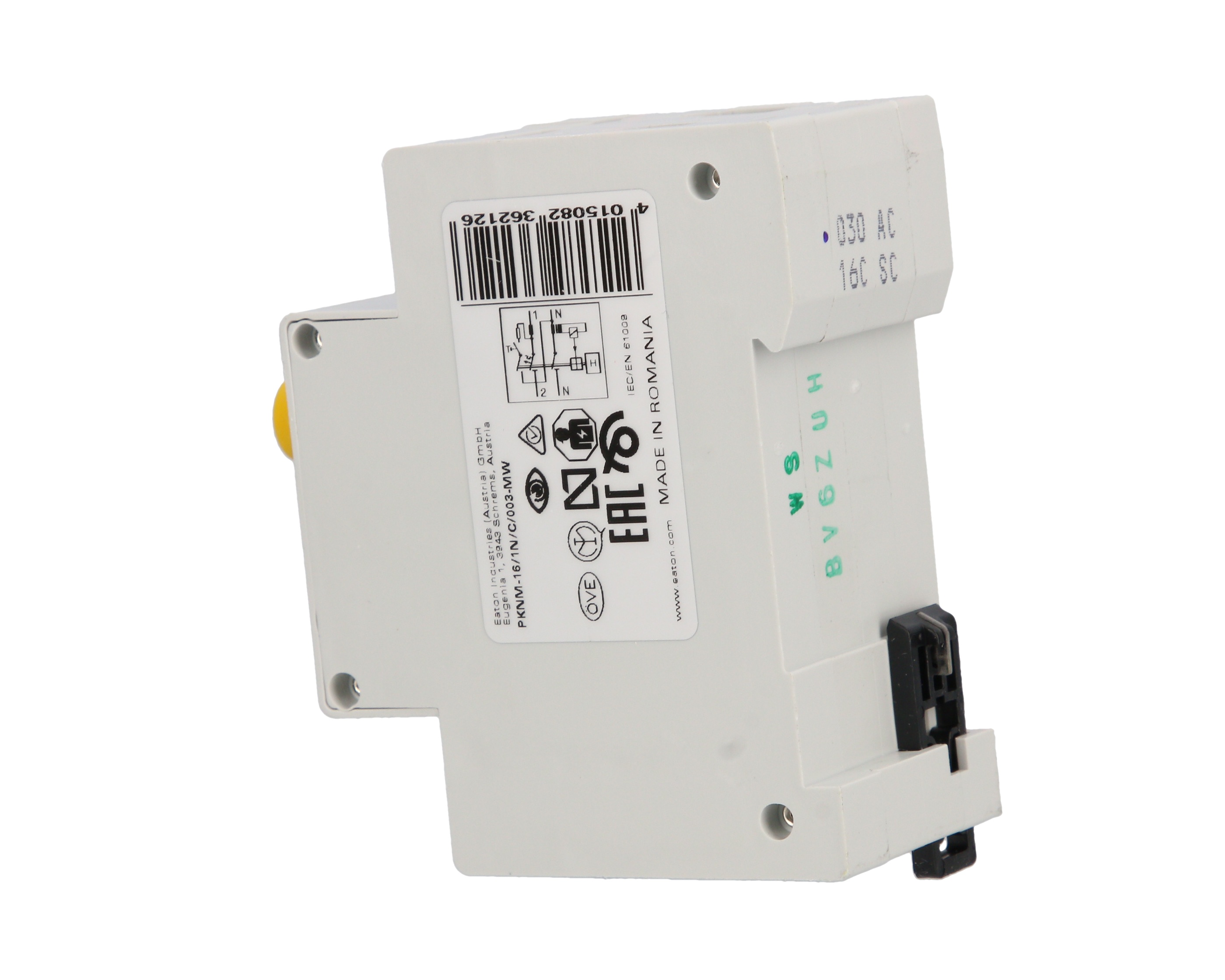 Wyłącznik różnicowo-nadprądowy 2P 16A C 0,03A typ AC PKNM 16/1N/C/003 236212 – EATON | TIM SA