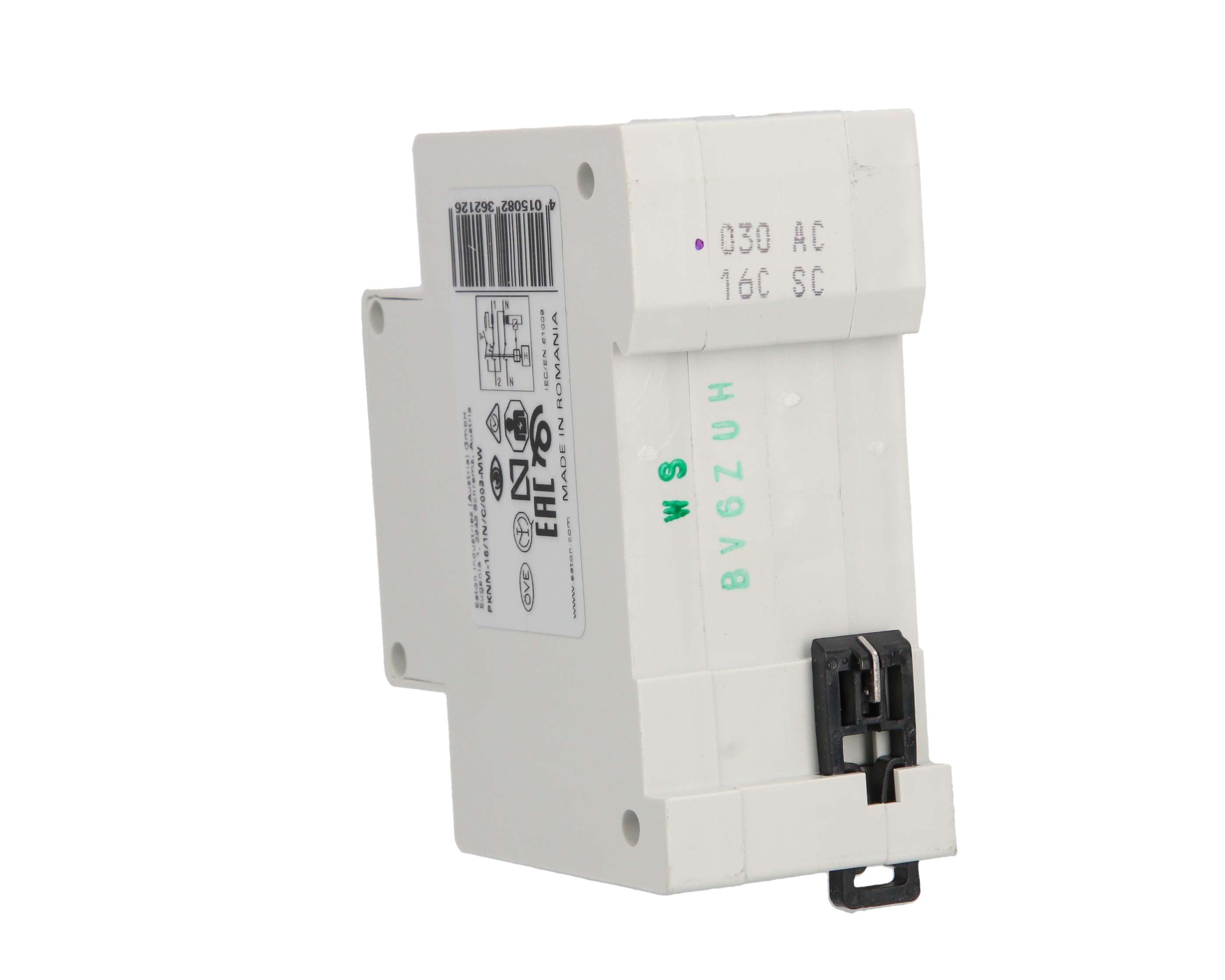 Wyłącznik różnicowo-nadprądowy 2P 16A C 0,03A typ AC PKNM 16/1N/C/003 236212 – EATON | TIM SA
