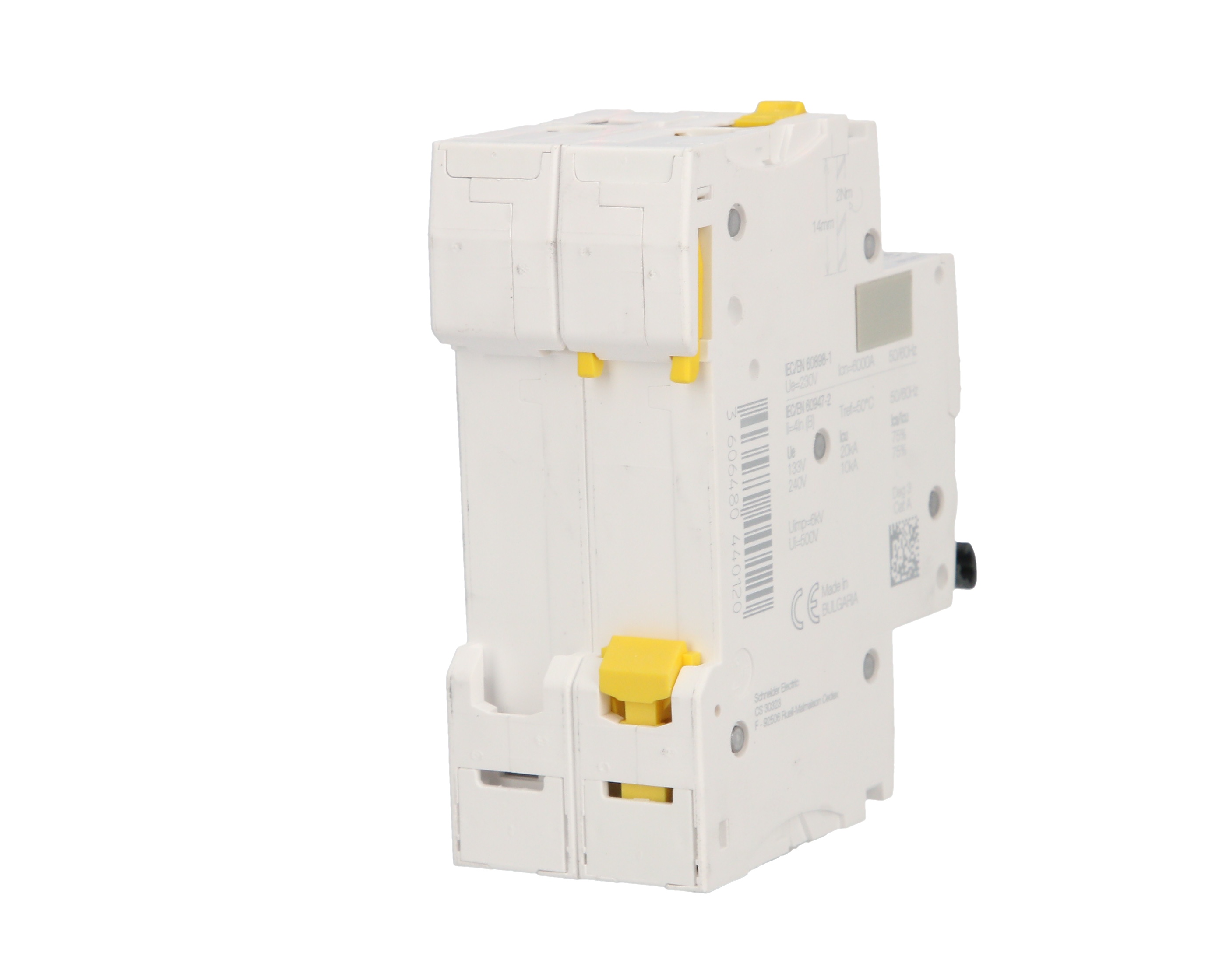 Wyłącznik nadprądowy 1P+N B 16A 6kA AC iC60N-B16-1N A9F03616 – Schneider | TIM SA