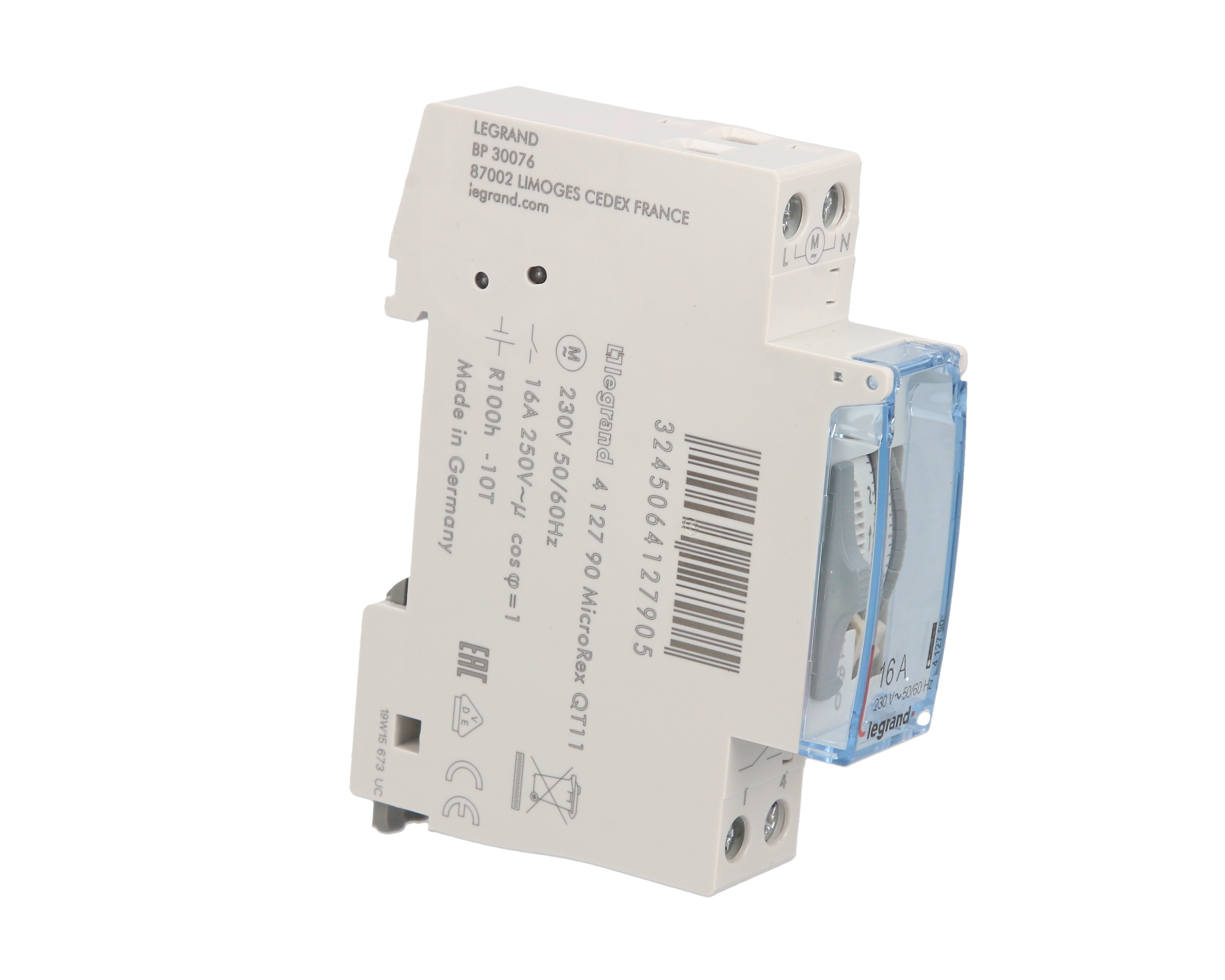 Programator analogowy dobowy jednokanałowy MicroRex QT11 412790 ...