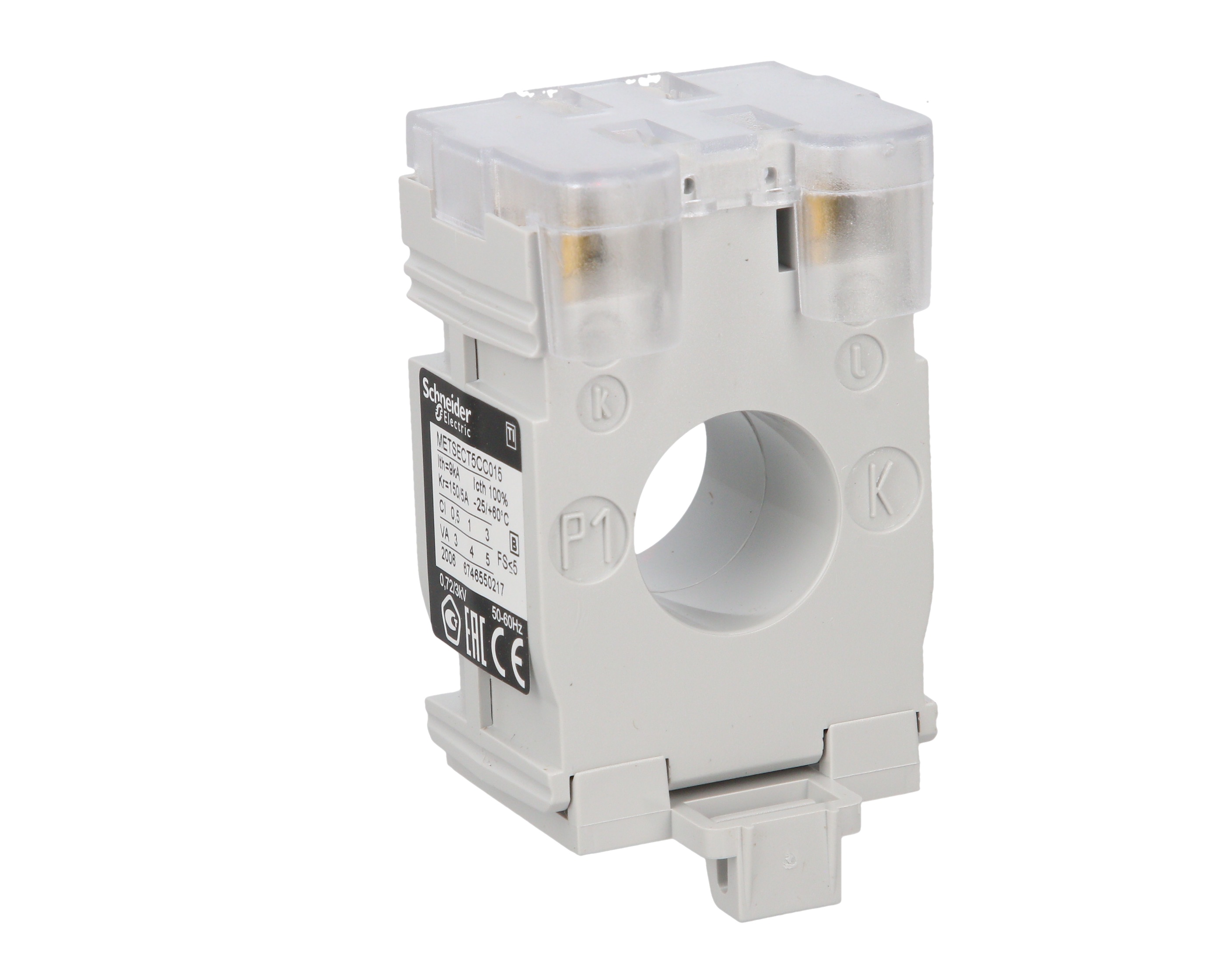 Przekładnik prądowy 150/5A 3VA kl.0,5 FS5 na kabel fi21 DIN 150/5 ...