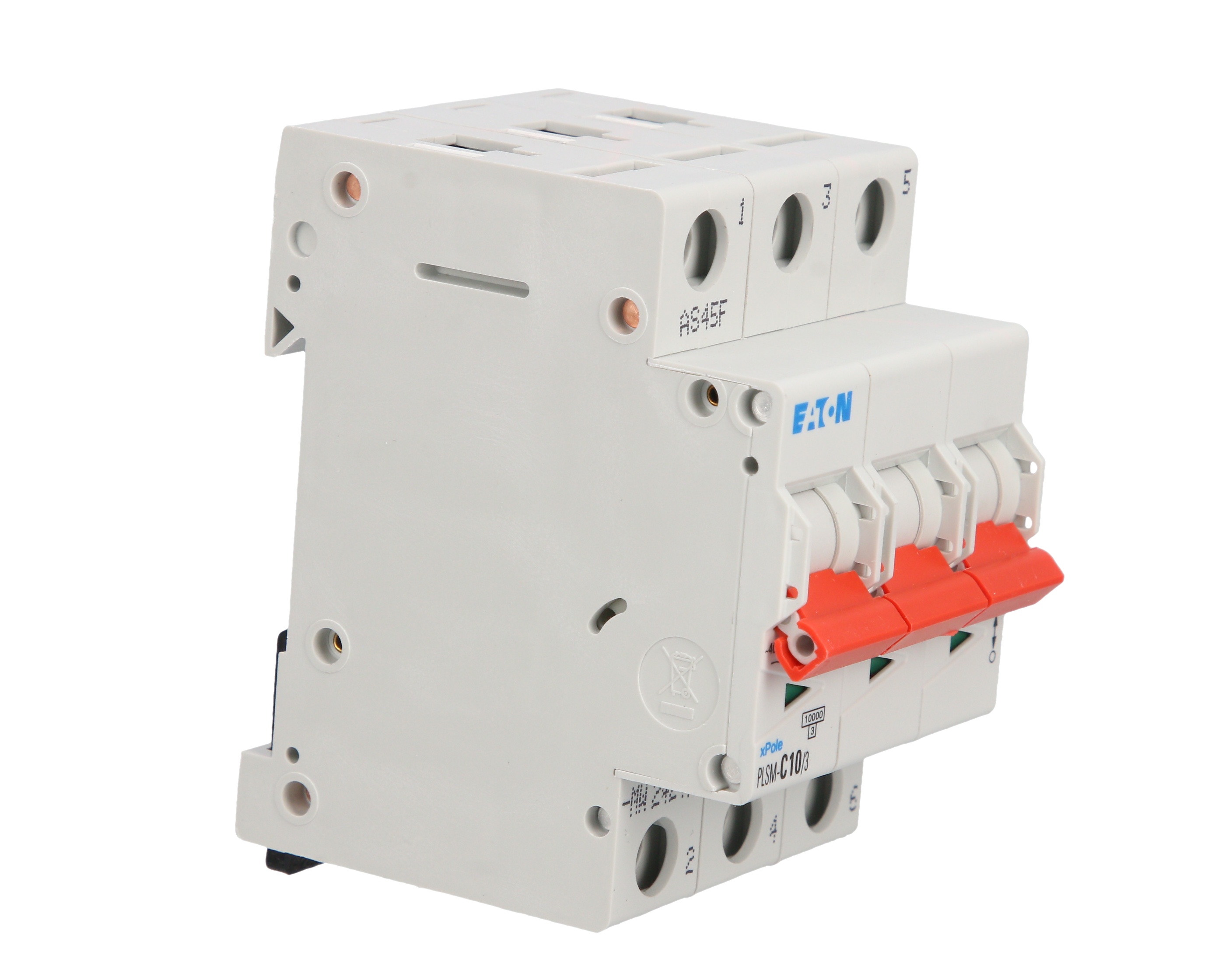 Wyłącznik nadprądowy 3P C 10A 10kA AC PLSM-C10/3-MW 242470 – EATON | TIM SA
