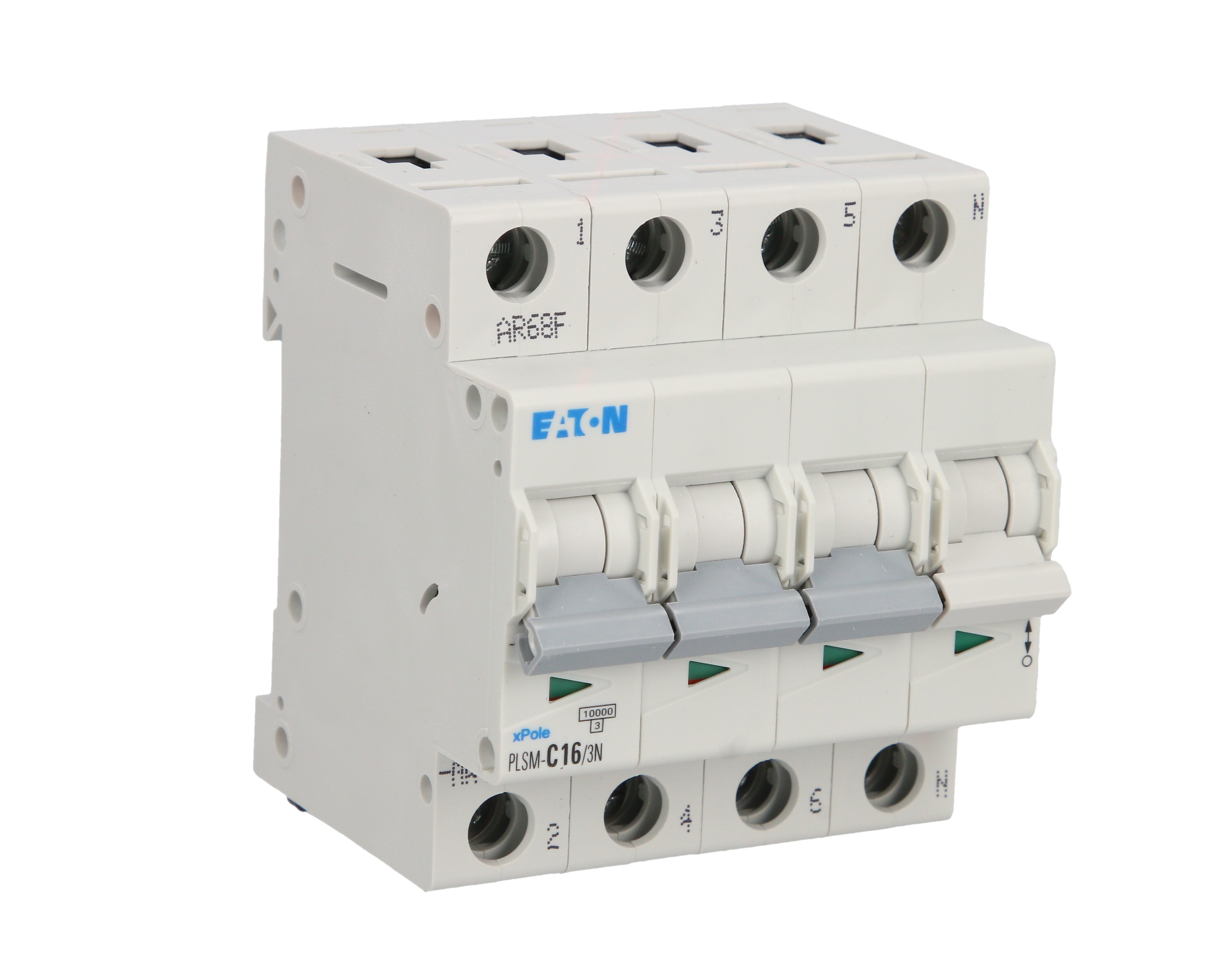 Wyłącznik nadprądowy 3P+N C 16A 10kA AC PLSM-C16/3N-MW 242543 – EATON ...