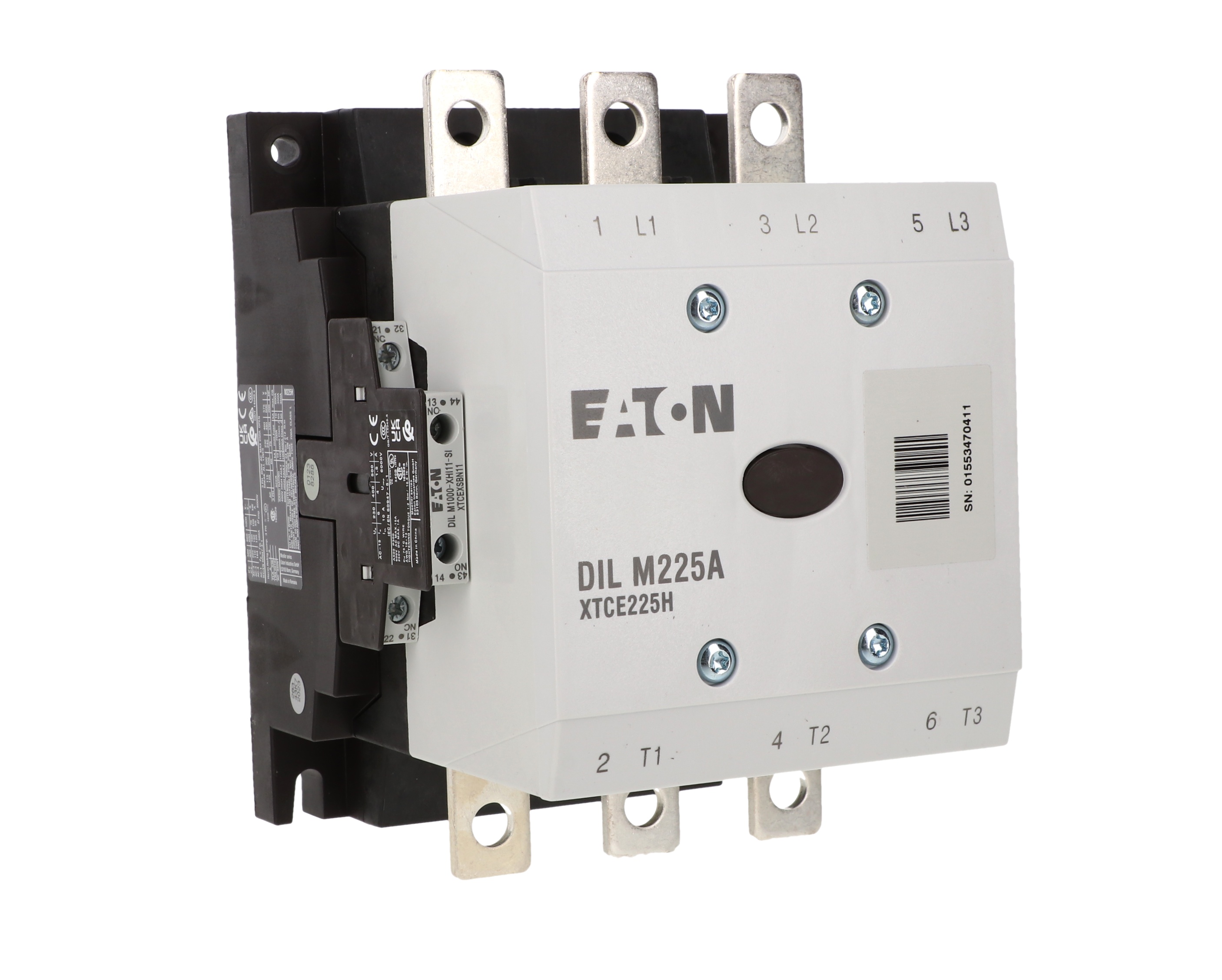 Stycznik mocy 225 A (110kW/400V) AC3 DILM225A/22(RAC120) 139546 – EATON ...