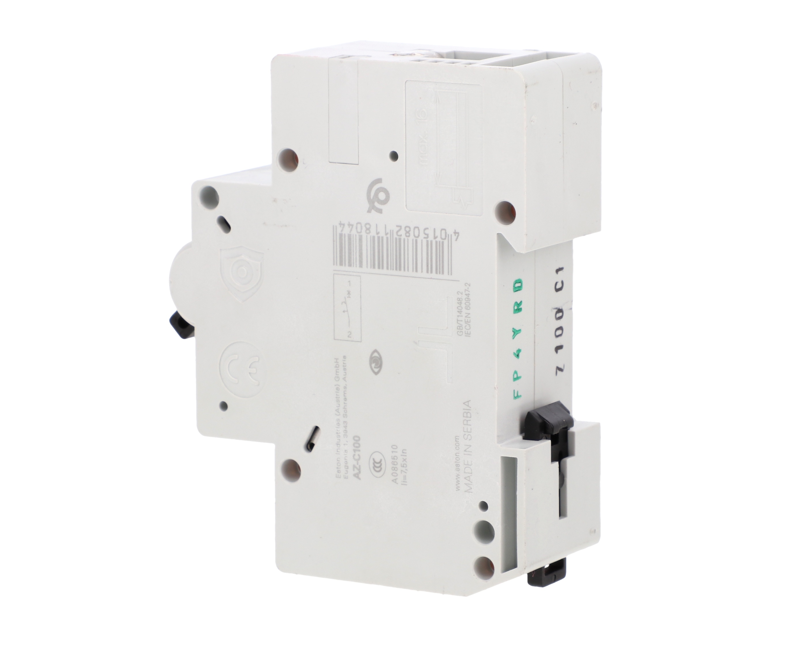 Wyłącznik nadprądowy 1P C 100A 20kA AC AZ-C100 211804 – EATON | TIM SA