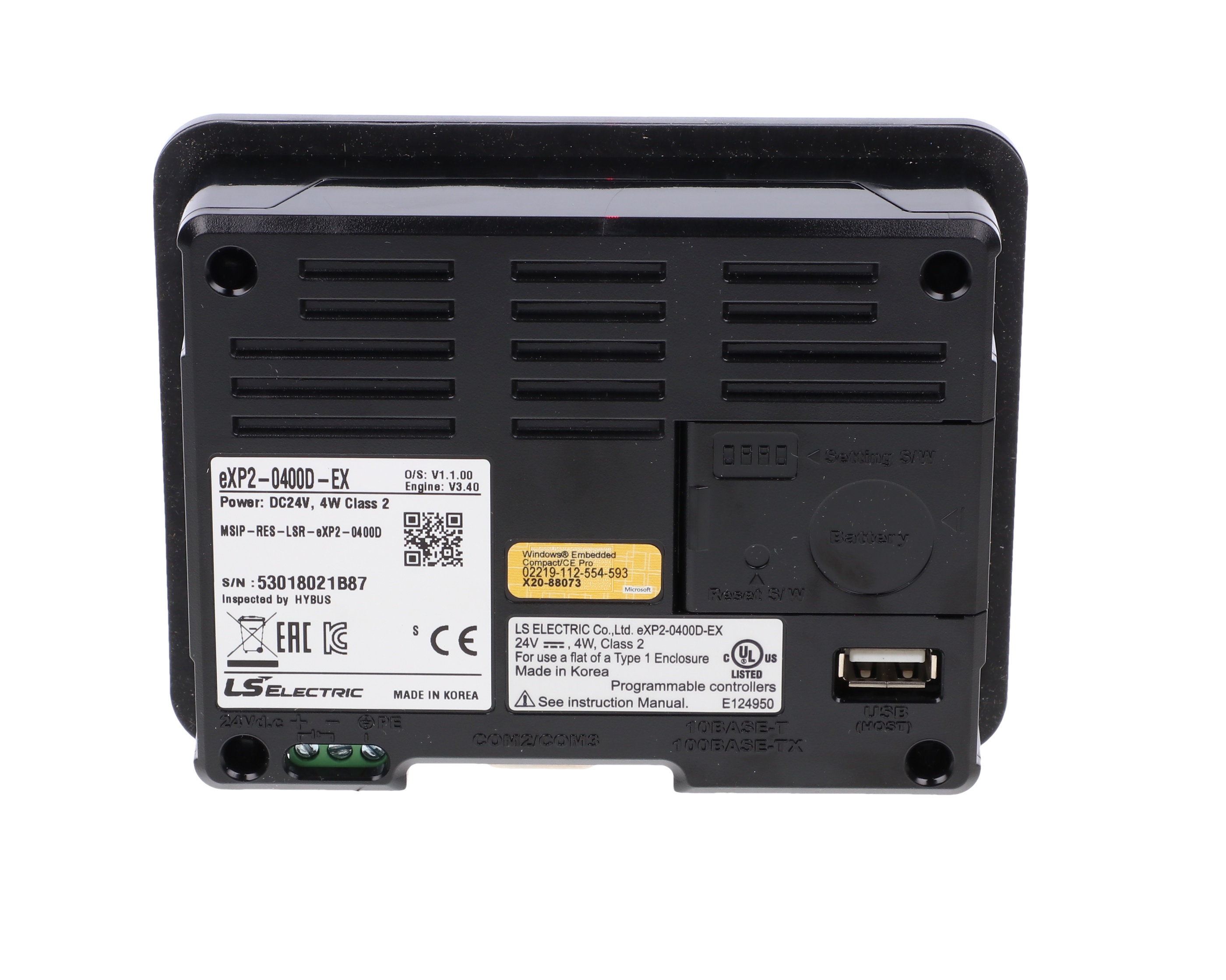 Panel dotykowy eXP2-0400D CERTI 4,1 cala zasilanie 24VAC IP66 48140064EX – LSiS | TIM SA