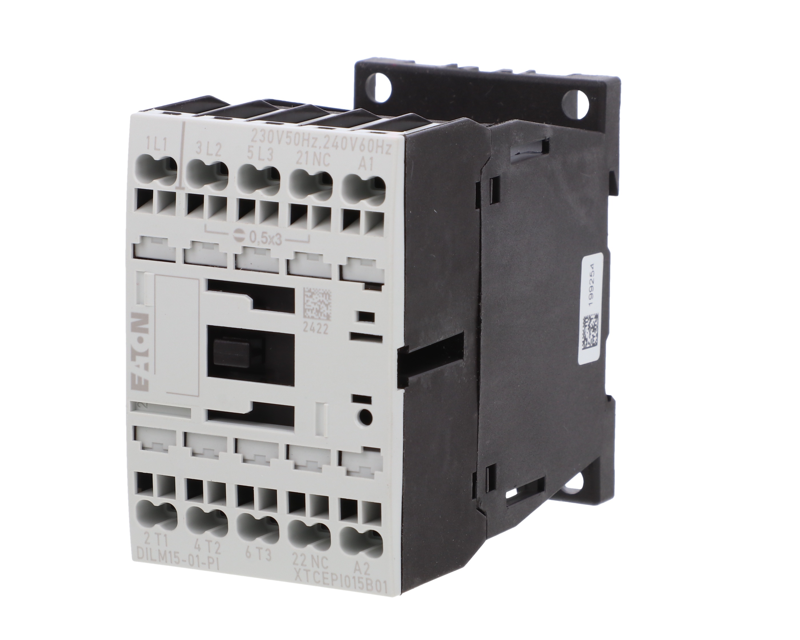 Stycznik mocy DILM15-01(230V50HZ,240V60HZ)-PI 3P 380 V 400 V 7.5 kW 1R ...