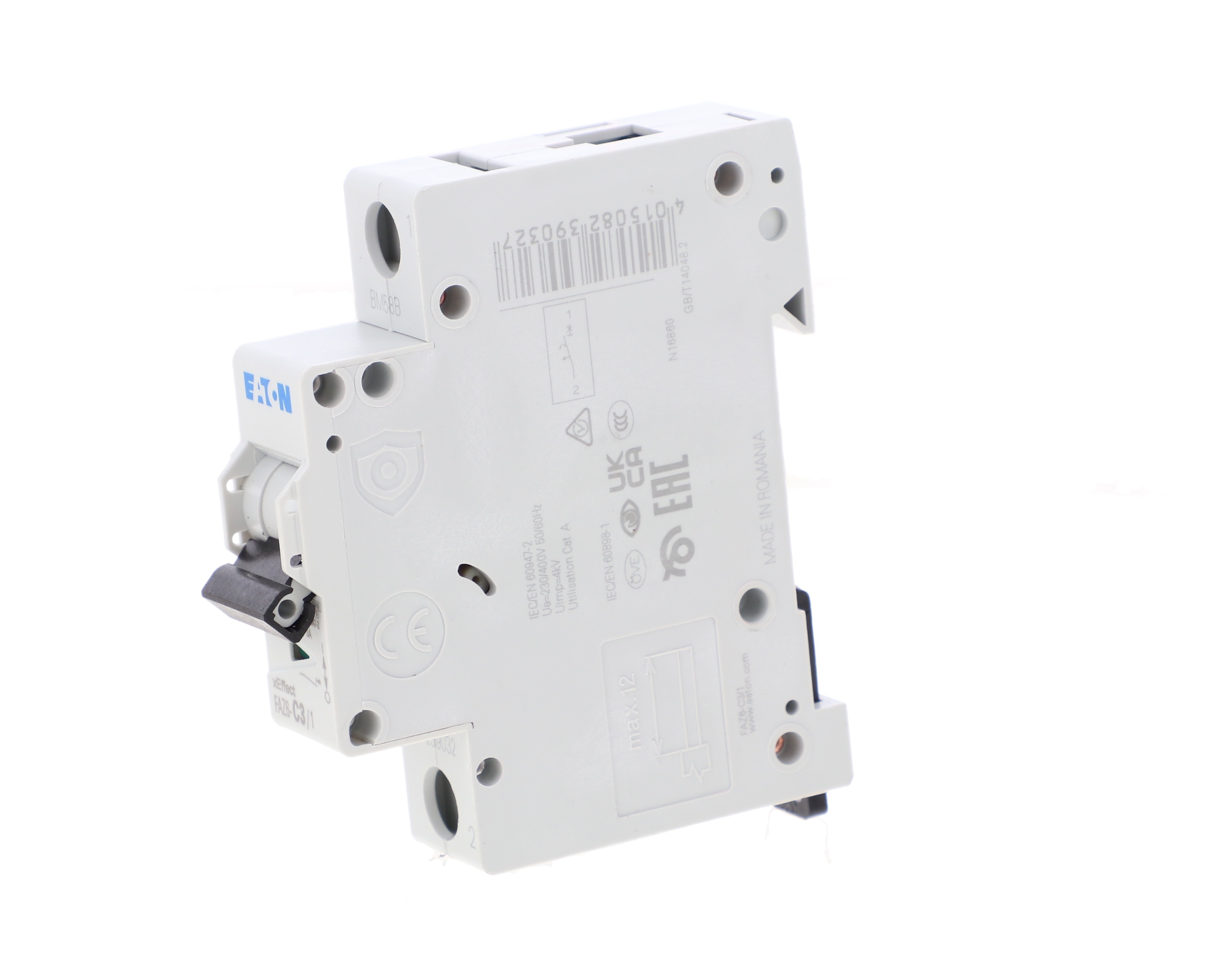 Wyłącznik nadprądowy 1P C 3A 6kA FAZ6-C3/1 239032 – EATON | TIM SA