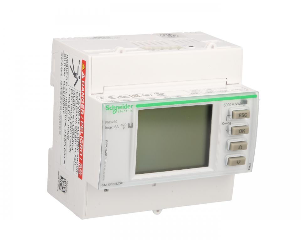 Miernik cyfrowy wielofunkcyjny (U, I, P, Q, f, PF) 5/1A przekładnik 100 ...