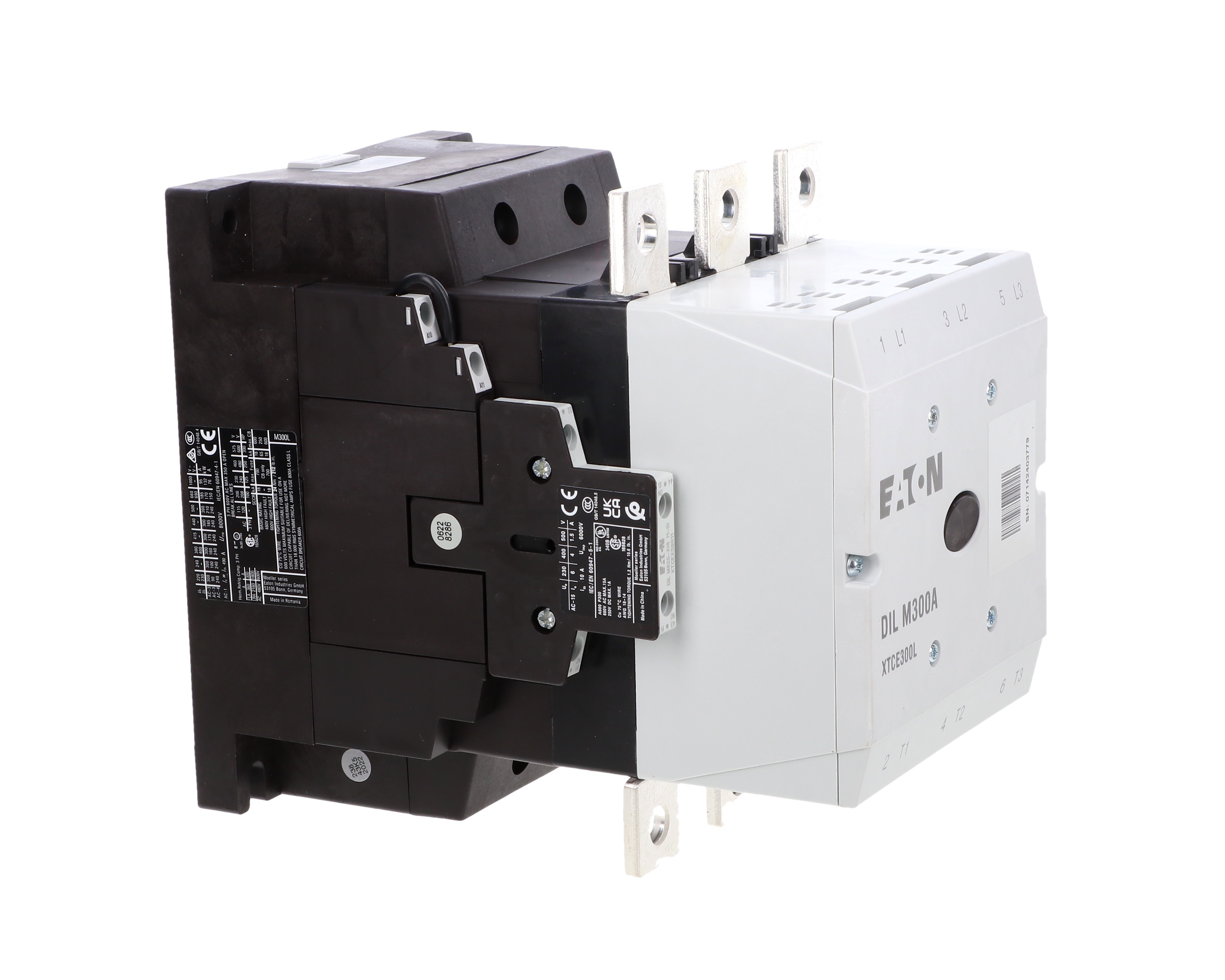 Stycznik mocy 300A 3P 110-250V AC 2Z 2R DILM300A/22(RA250) 139556 ...