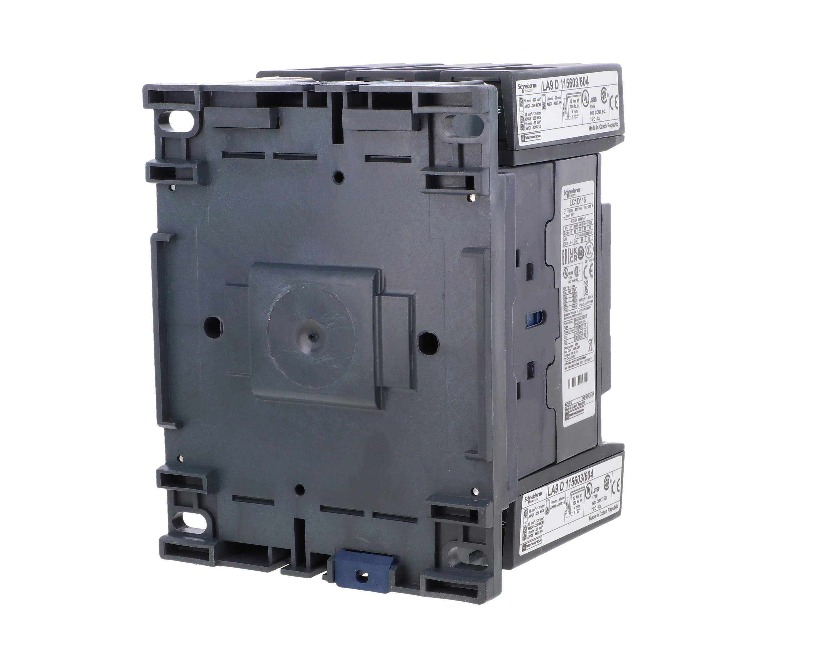 TeSys Deca Stycznik mocy 115A 3P 24V DC 1Z 1R LC1D115BD – Schneider ...