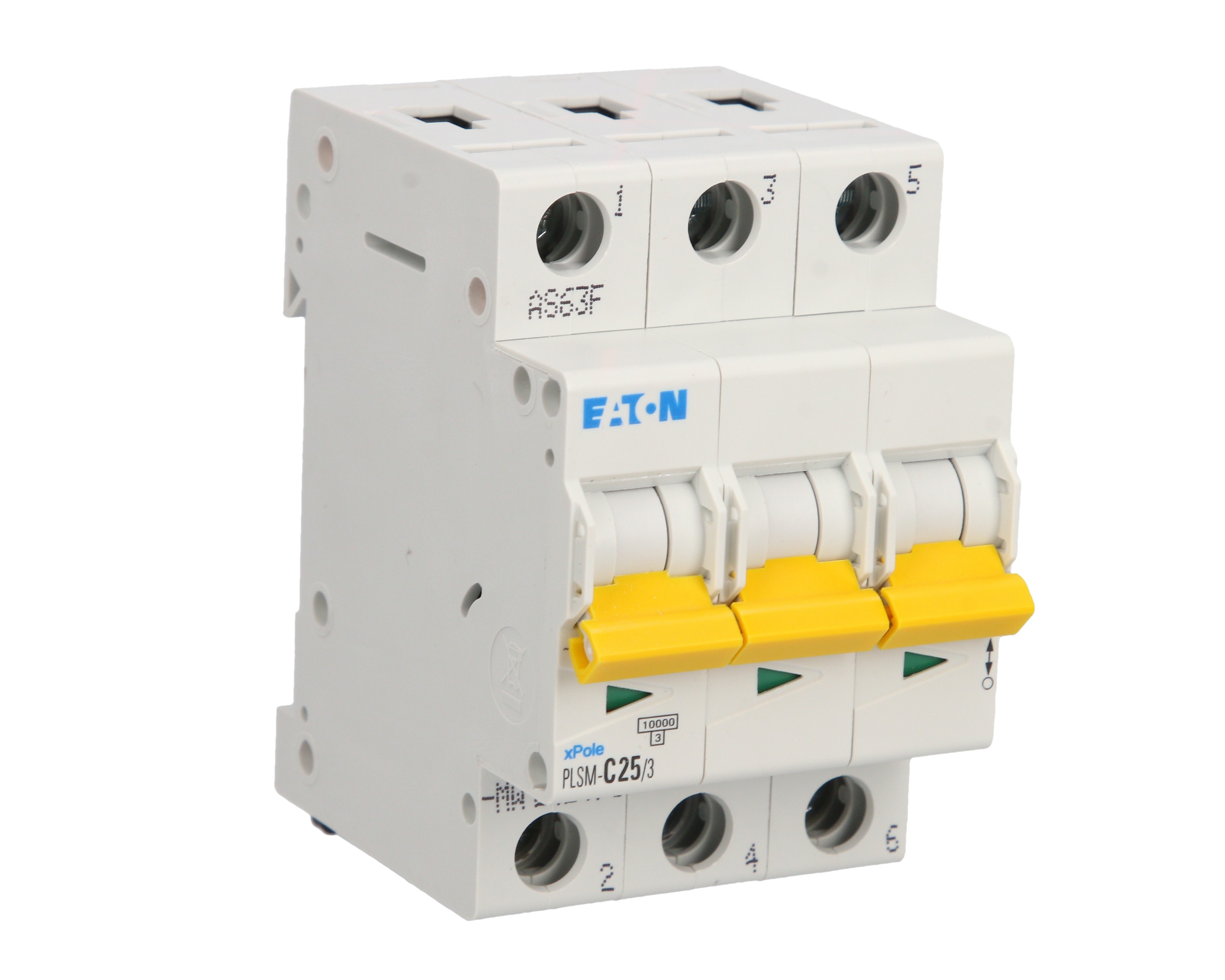 Wyłącznik nadprądowy 3P C 25A 10kA AC PLSM-C25/3-MW 242476 – EATON | TIM SA