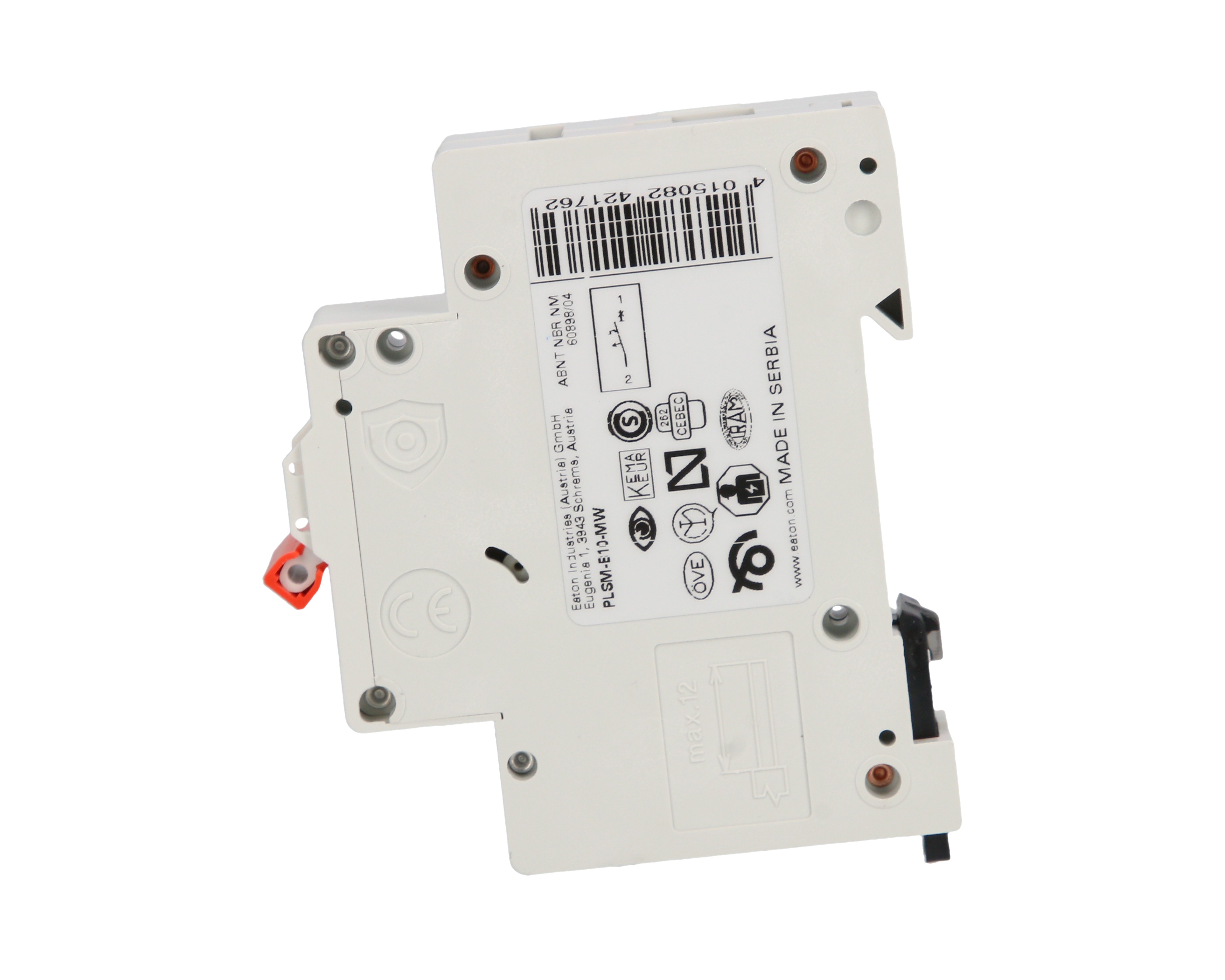 Wyłącznik nadprądowy 1P B 10A 10kA AC PLSM-B10-MW 242176 – EATON | TIM SA