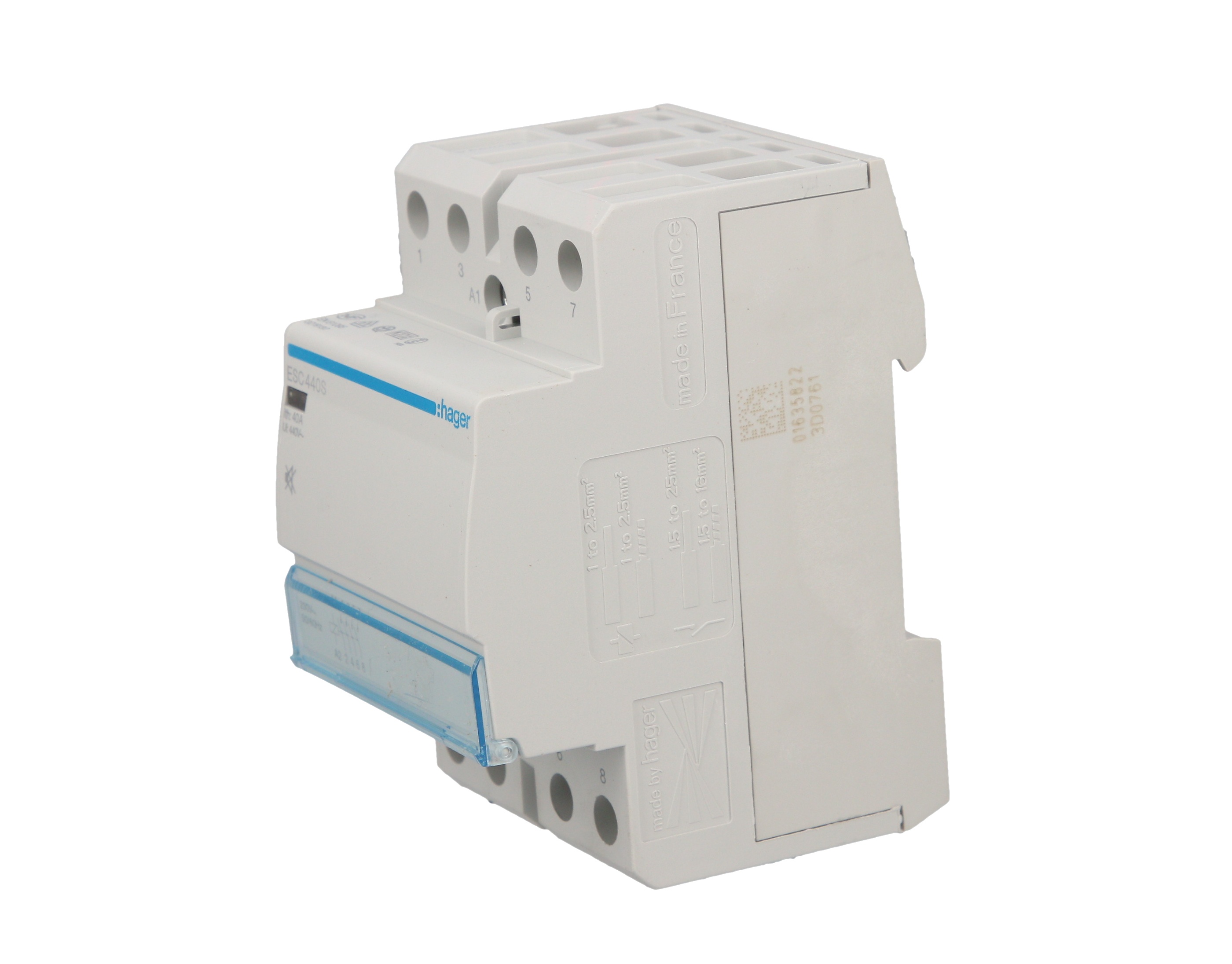 Stycznik modułowy cichy 40A 4Z 230V AC ESC440S – HAGER POLO | TIM SA