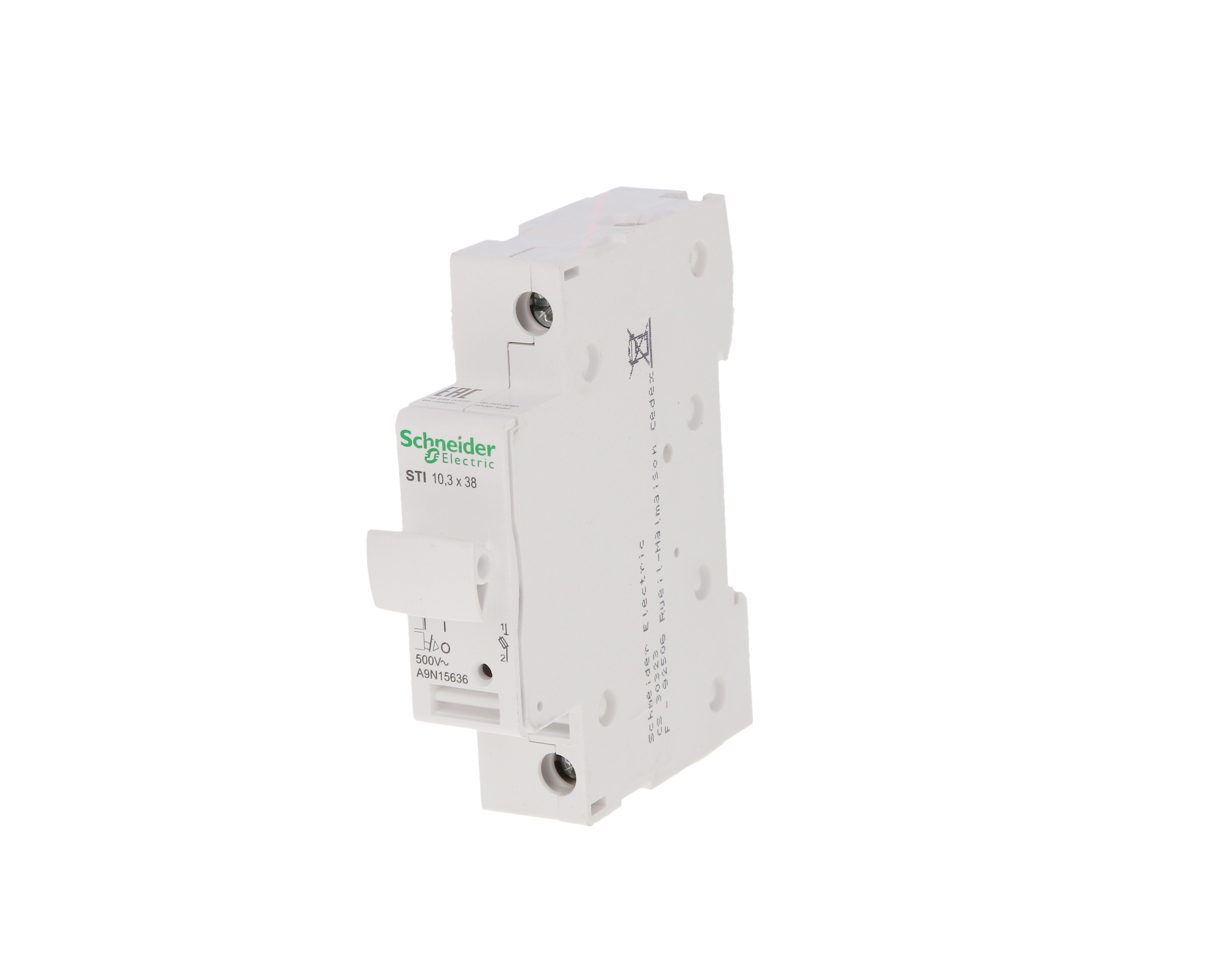 Rozłącznik bezpiecznikowy cylindryczny 1P 10x38mm A9N15636 – Schneider | TIM SA