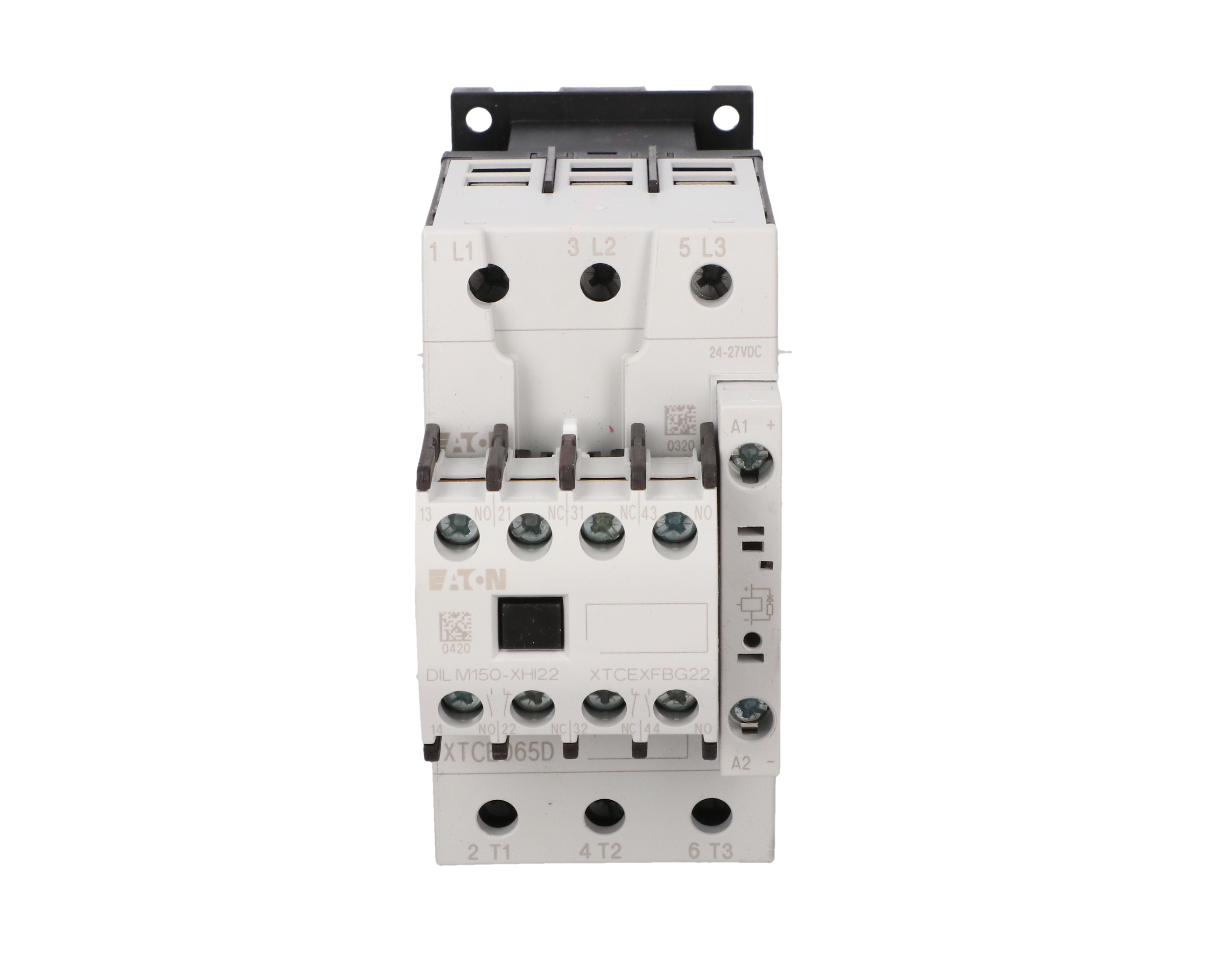 Stycznik mocy 65A 3P 24-27V DC 2Z 2R DILM65-22(RDC24) 277940 – EATON ...