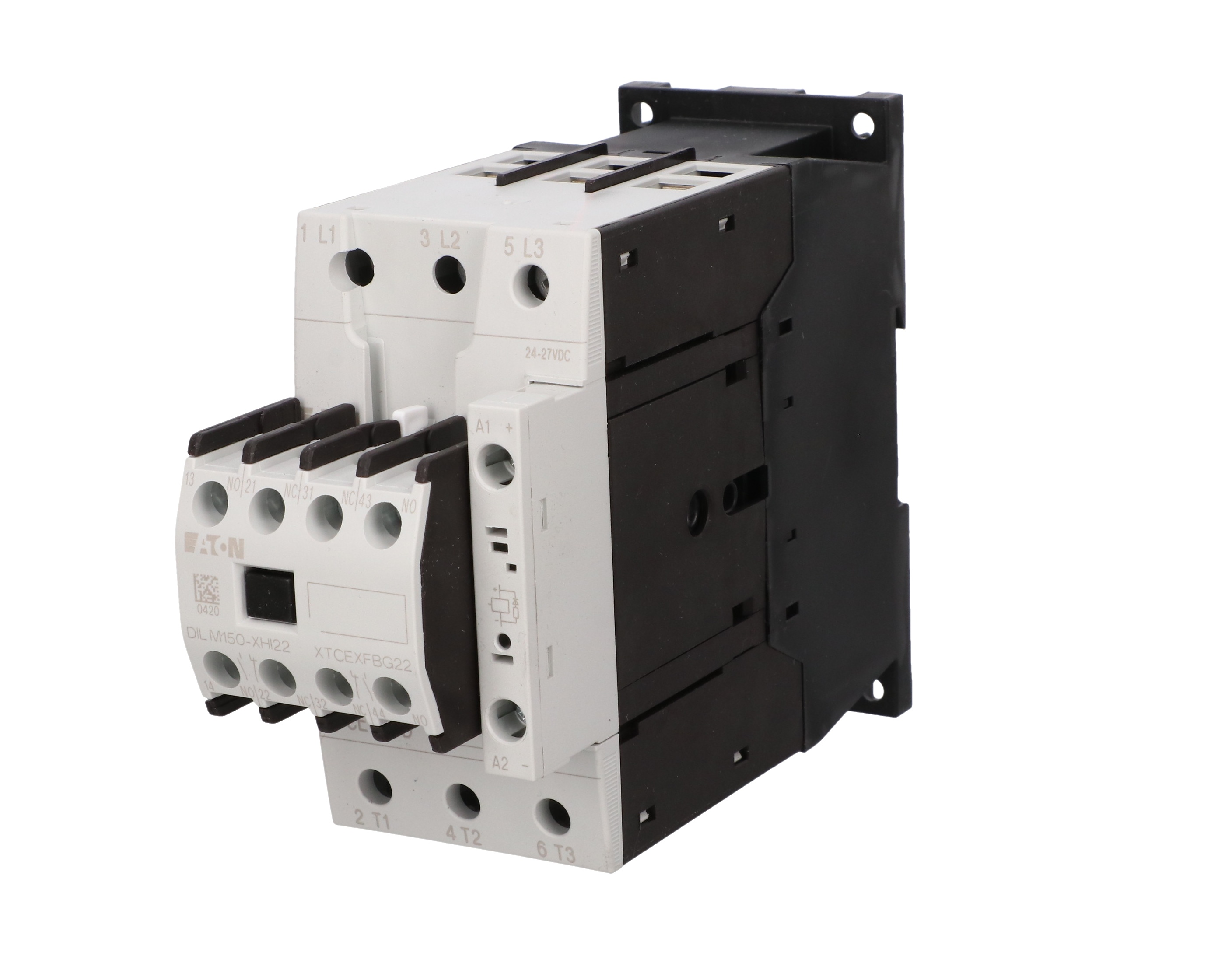 Stycznik mocy 65A 3P 24-27V DC 2Z 2R DILM65-22(RDC24) 277940 – EATON ...