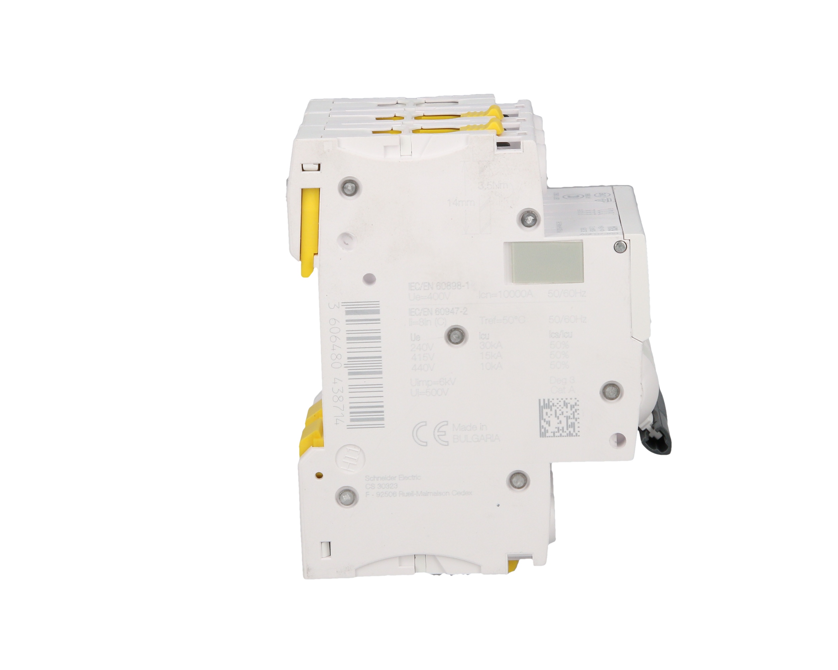 Wyłącznik nadprądowy 3P C 63A 10kA AC iC60H-C63-3 A9F07363 – Schneider ...