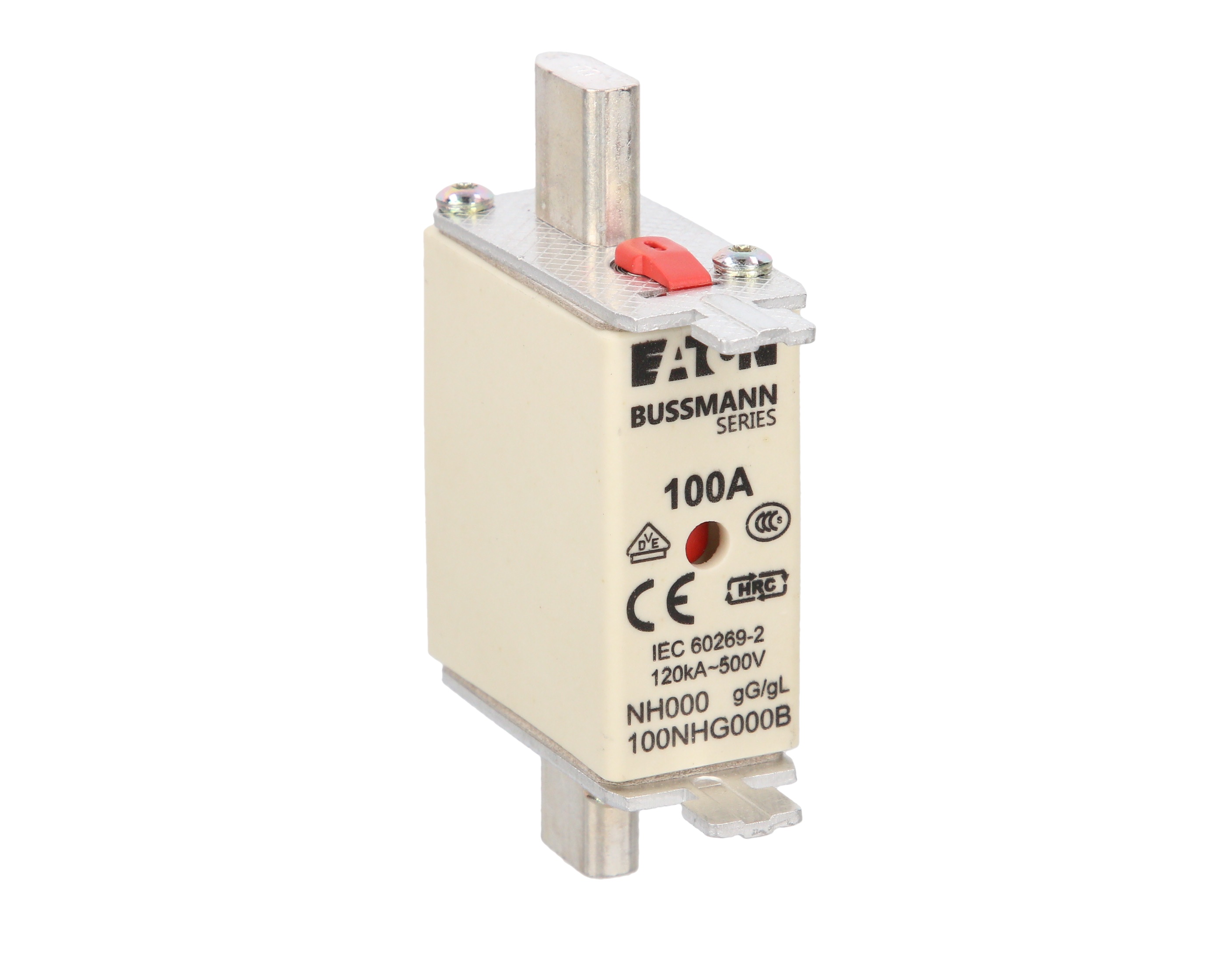 Wkładka bezpiecznikowa NH000 100A gL/gG 500V 100NHG000B – EATON | TIM SA