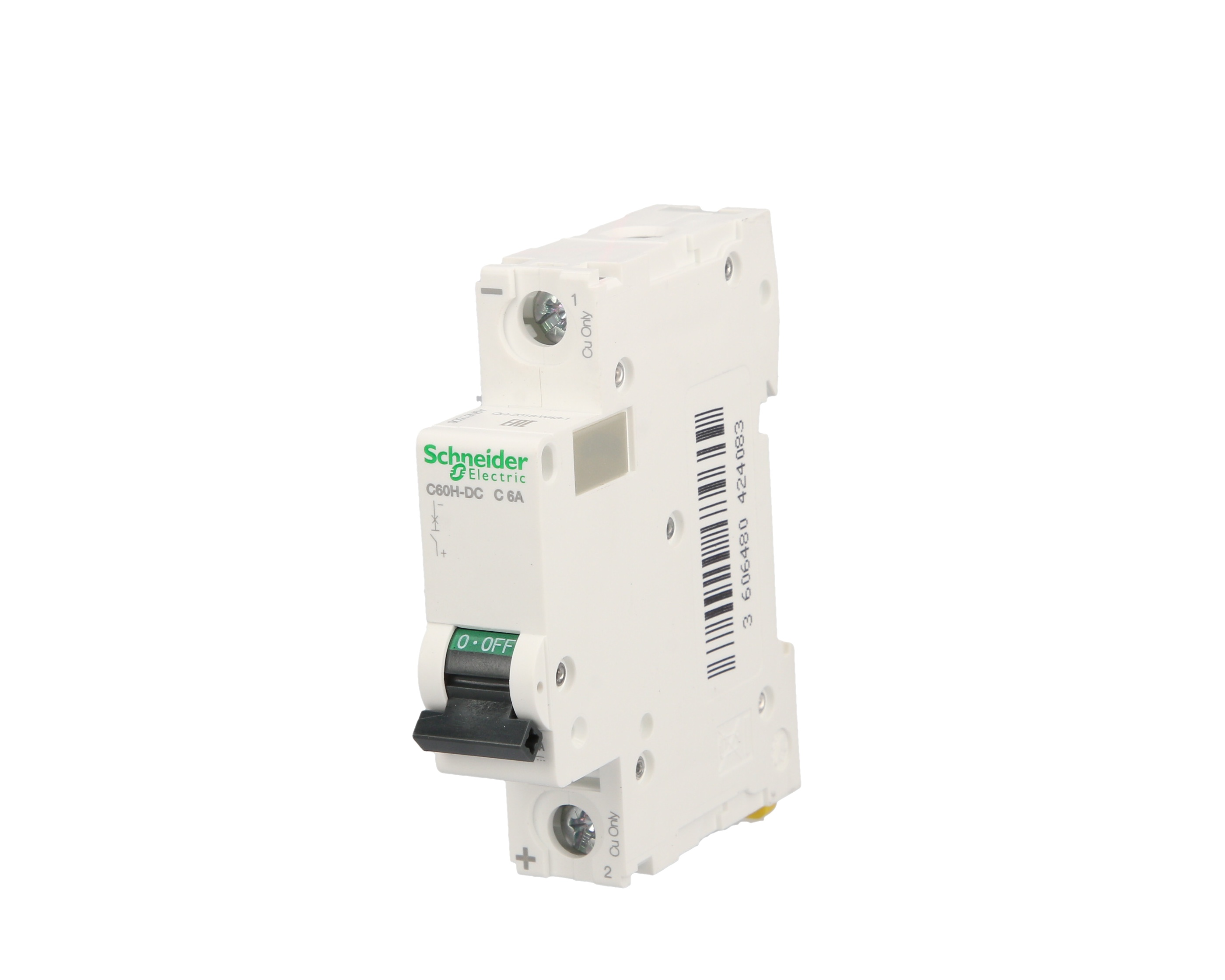Wyłącznik prądu stałego C60H-DC 1P 6A C 250V DC A9N61506 – Schneider | TIM SA