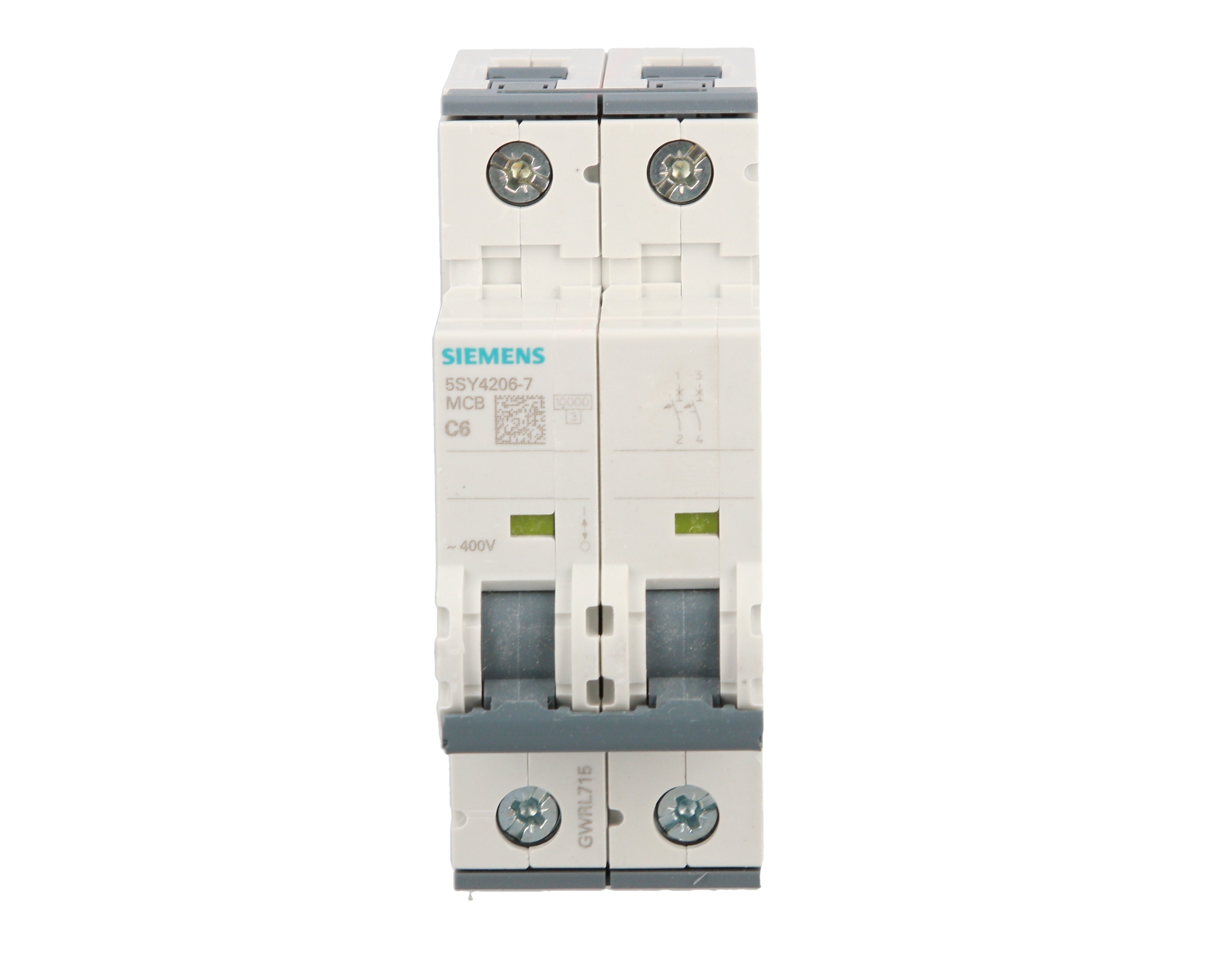Wyłącznik nadprądowy 2P C 6A 10kA SENTRON 5SY4206-7 – SIEMENS | TIM SA