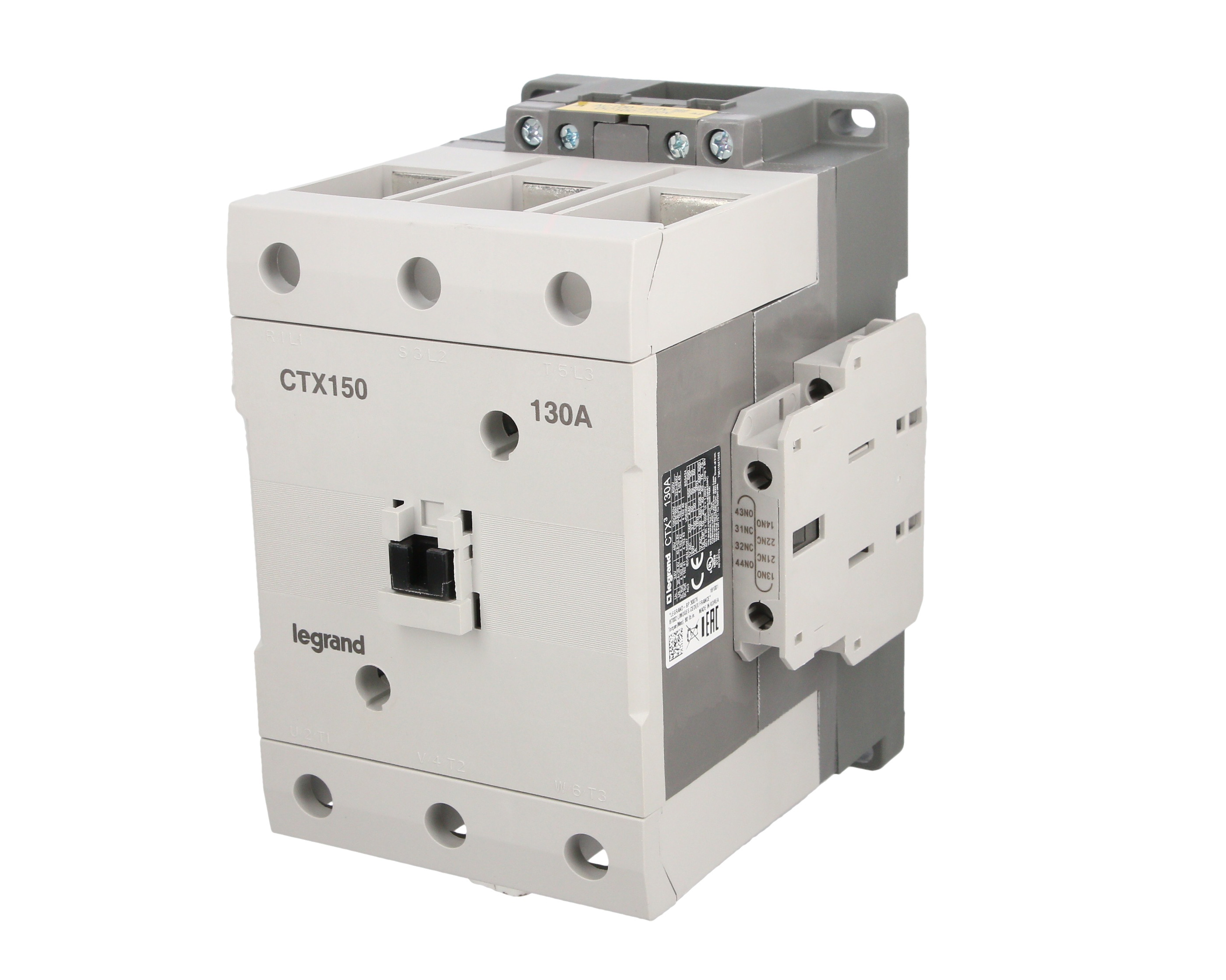 Stycznik mocy 130A 3P 100-240V AC/DC 2Z 2R CTX3 416246 – LEGRAND | TIM SA