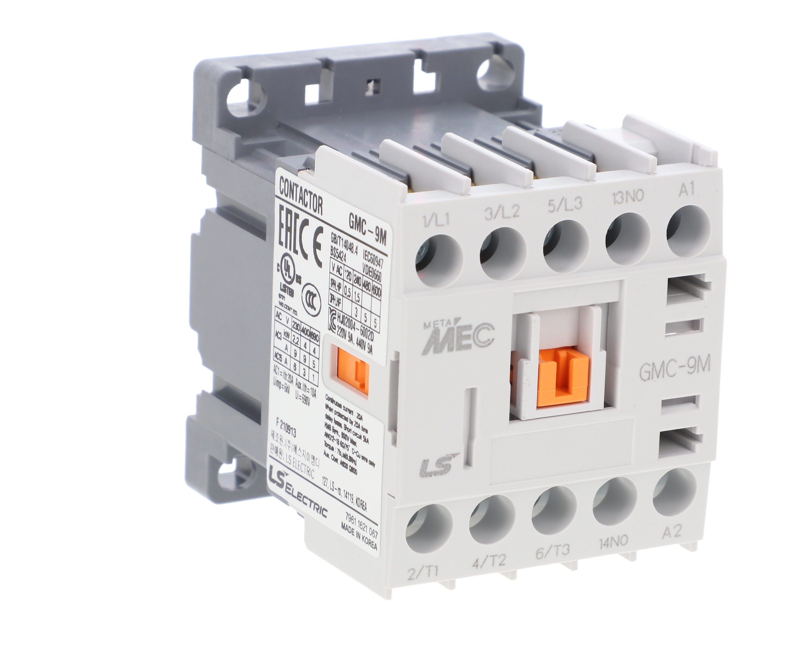 Stycznik miniaturowy 9A 3P 1z 230V AC GMC-9M 230V AC – LSiS | TIM SA