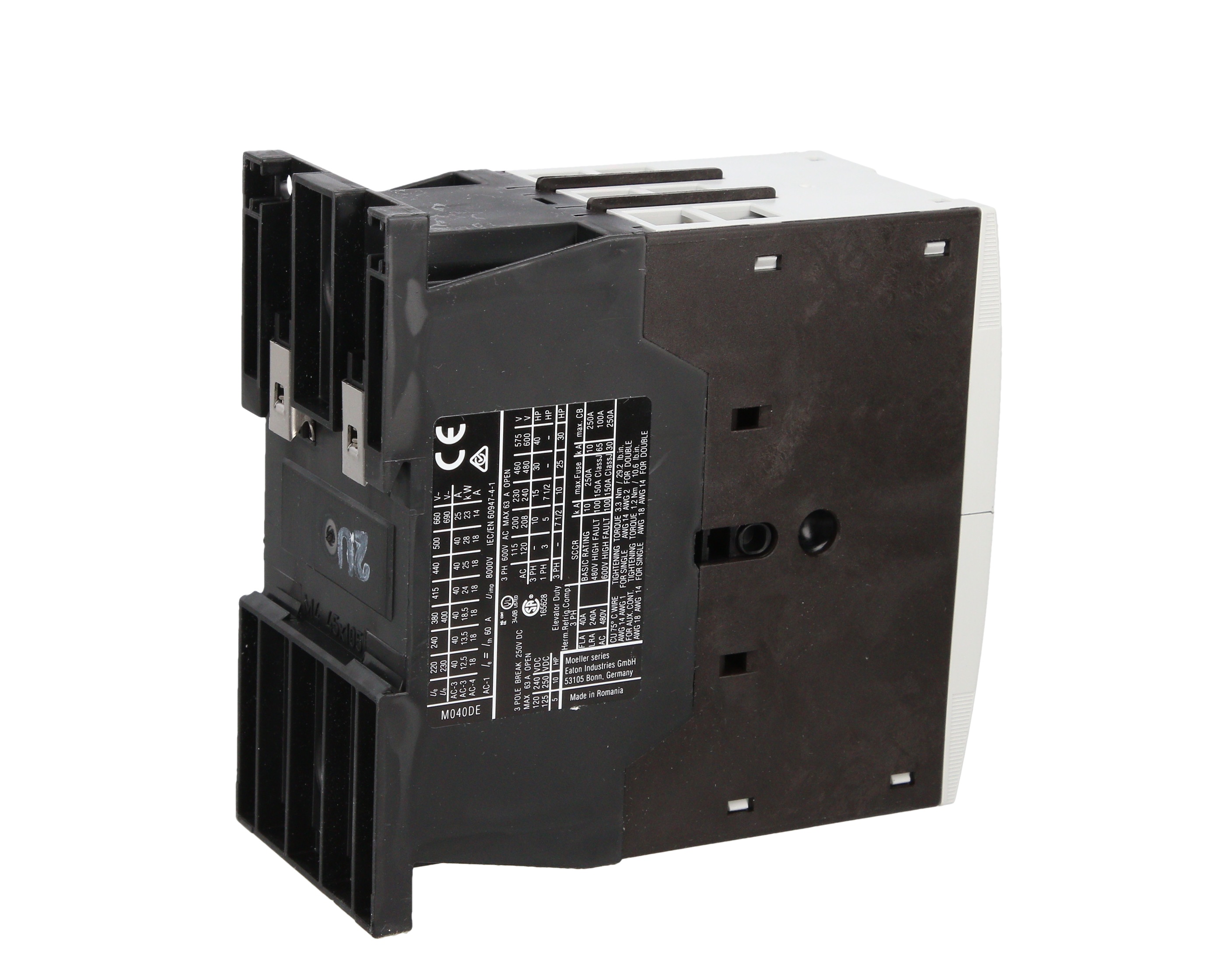 Stycznik mocy 40A 3P 24V DC 0Z 0R DILM40-EA(RDC24) 190010 – EATON | TIM SA