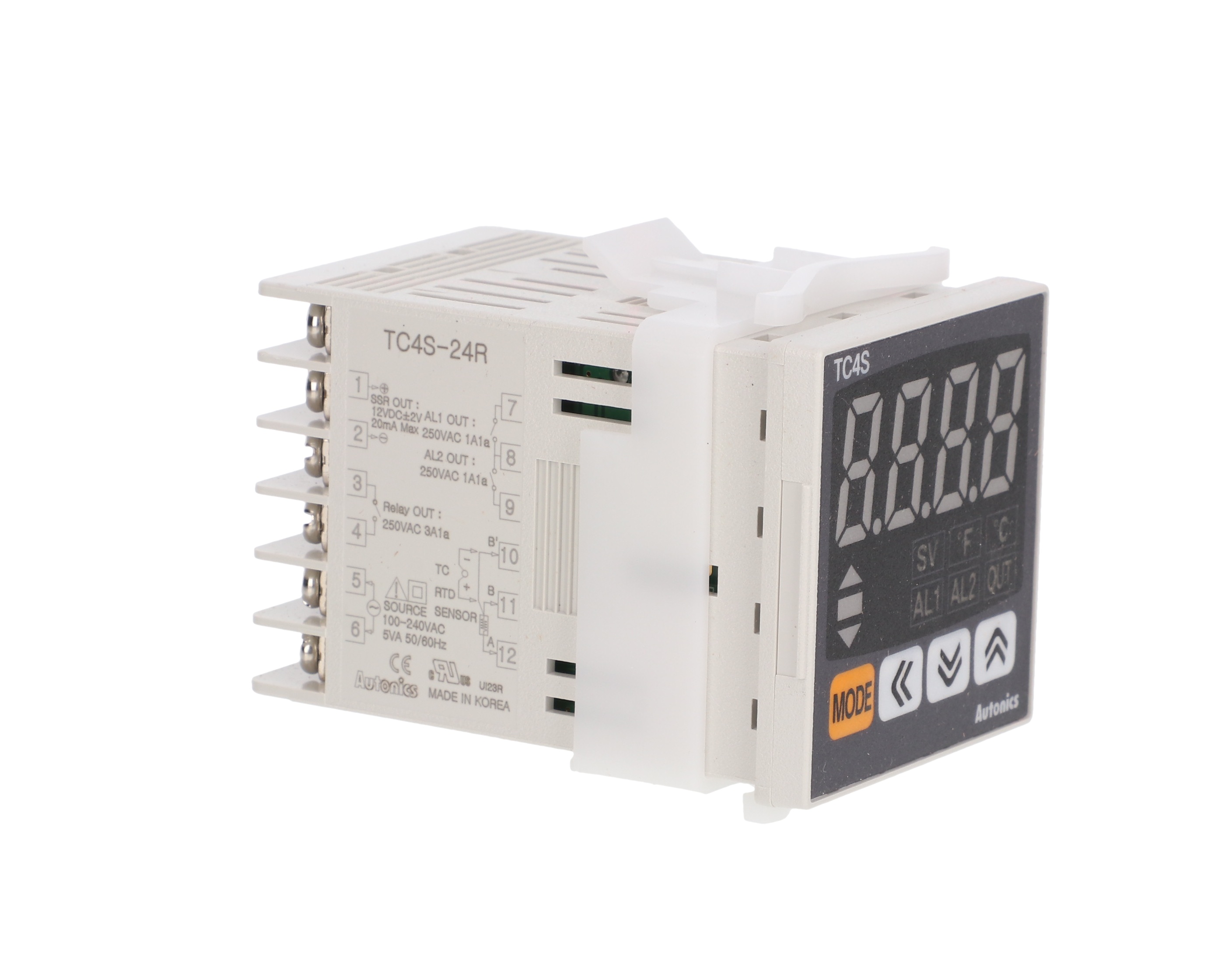 Ekonomiczny regulator temperatury 48x48mm PID 100-230VAC TC4S-24R ...