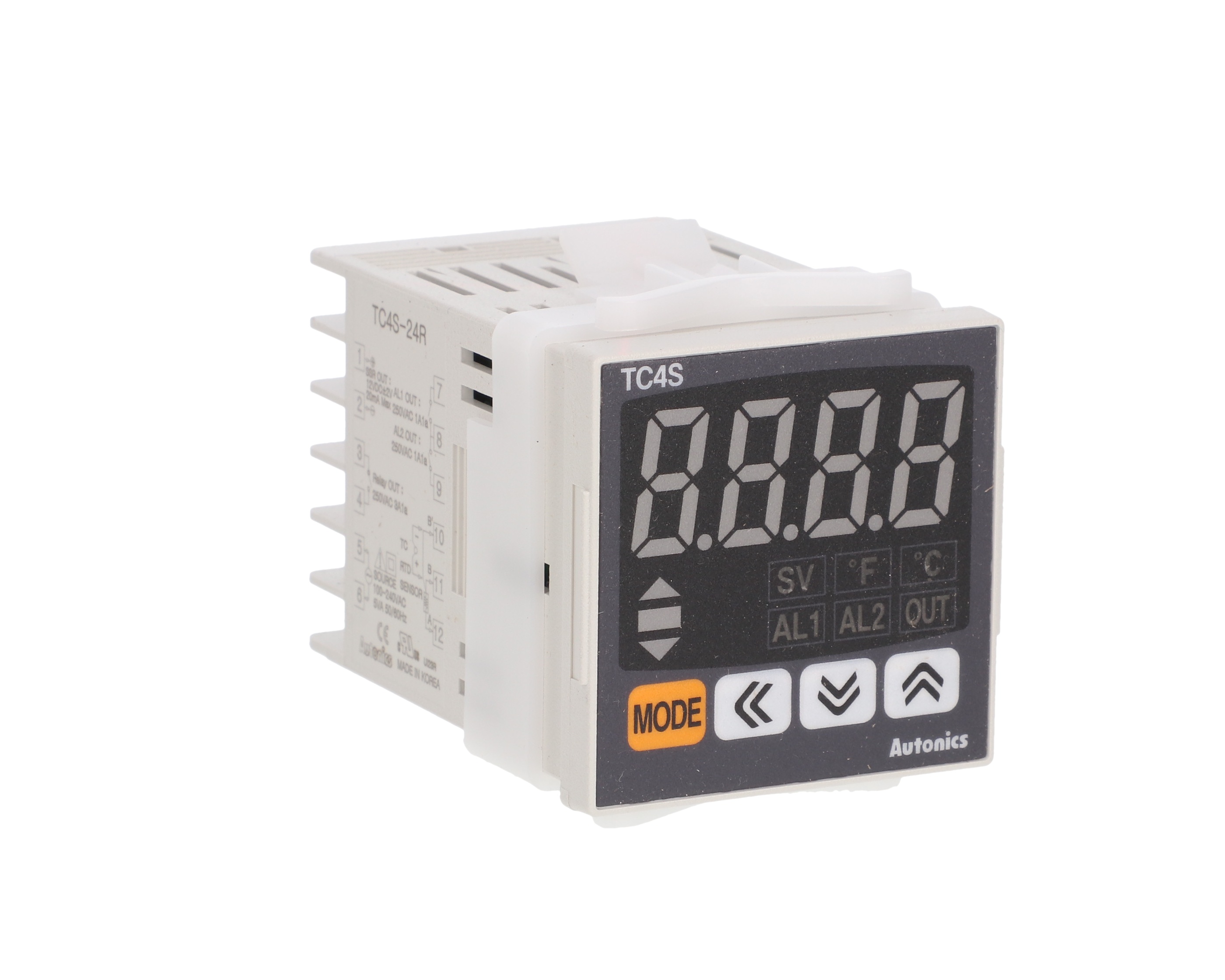 Ekonomiczny regulator temperatury 48x48mm PID 100-230VAC TC4S-24R ...